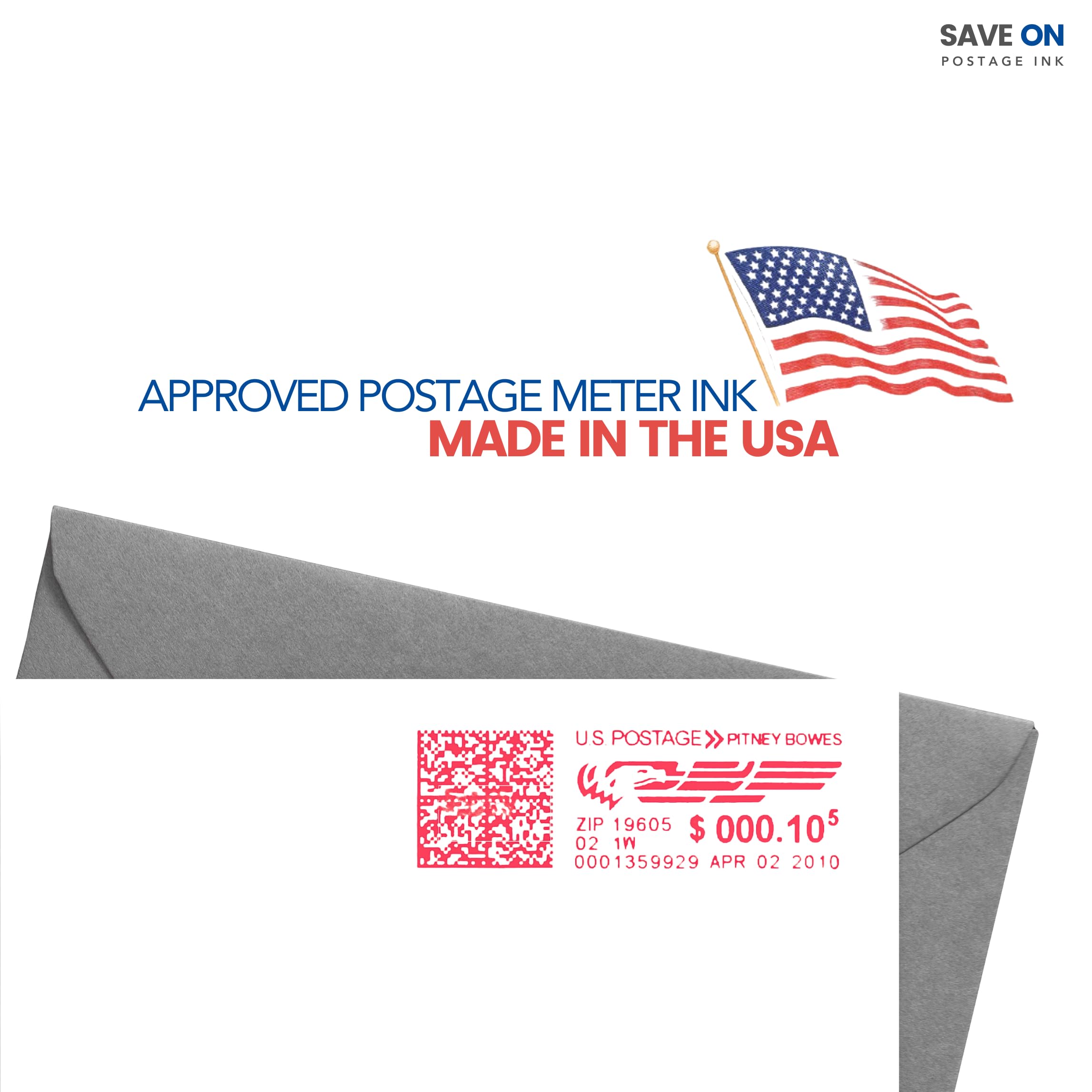 New Compatible ISINK34 Quadient Neopost Compatible Ink Cartridge for IM 3, IM4, IS3 & 4 Series Mailing Machines - Manufactured w/ New Components