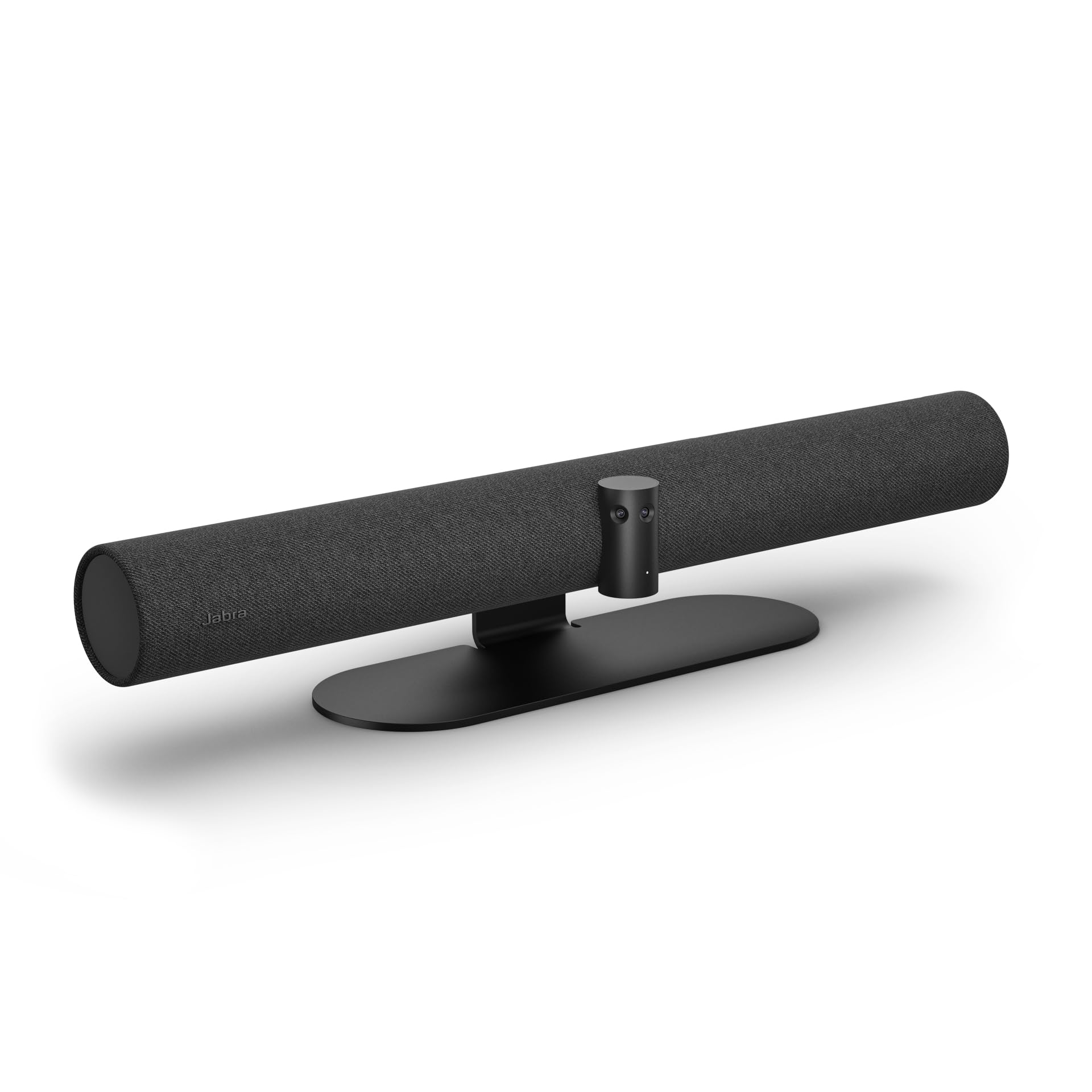 Jabra PanaCast 50 Panoramic 4K Video Bar - Conference Camera for Small & Medium Rooms with 180 Degree Field of View & 8 Microphones - UK Power Supply - Black