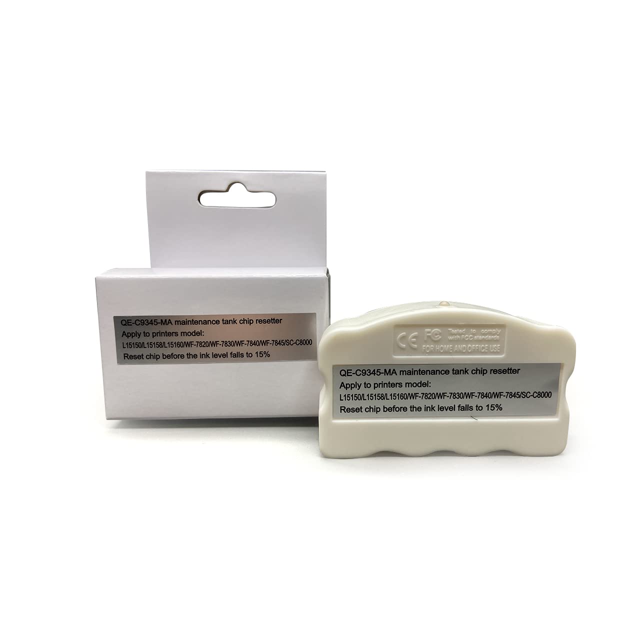 C9345 Maintenance Tank Chip Resetter for Printer ET-5800 16600 L15150 15160 WF7820 ST-C8000 L8168 L8188, white