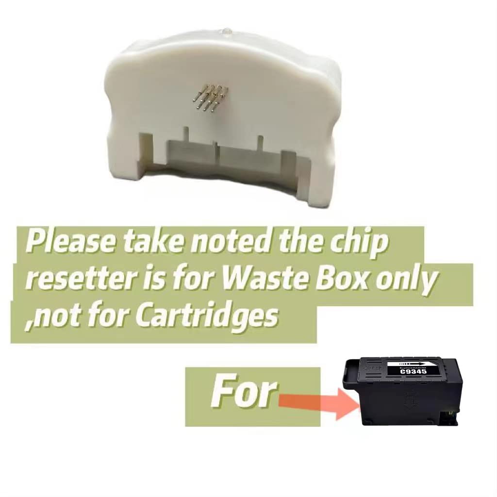 C9345 Maintenance Tank Chip Resetter for Printer ET-5800 16600 L15150 15160 WF7820 ST-C8000 L8168 L8188, white