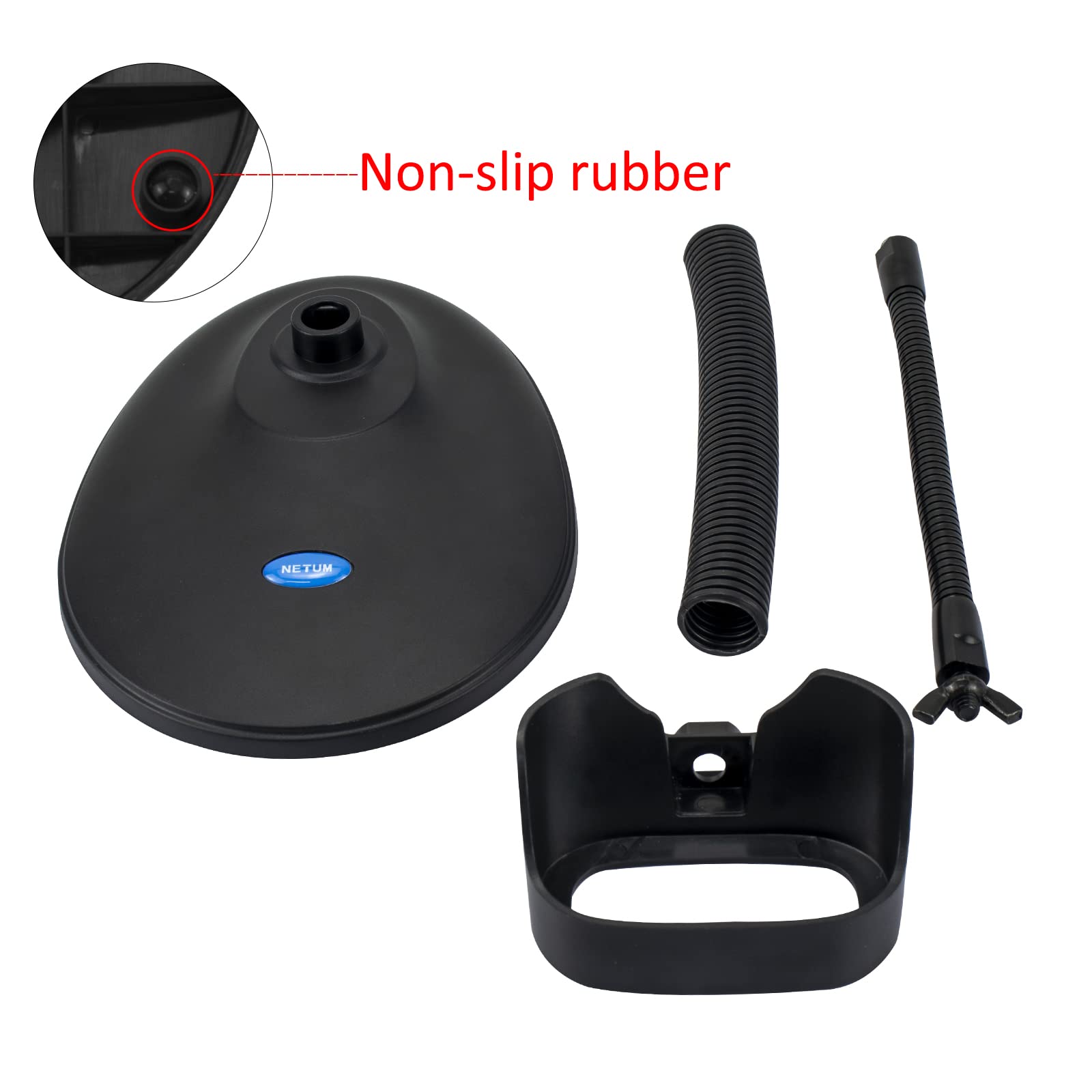 NETUM Adjustable Barcode Scanner Stand Hands Free Barcode Scanning Bar-Code Reader Cradle Holder Adjustable Goose Neck Stand for NT-1698W NT1698LY NT-1228BL NT-1228BC