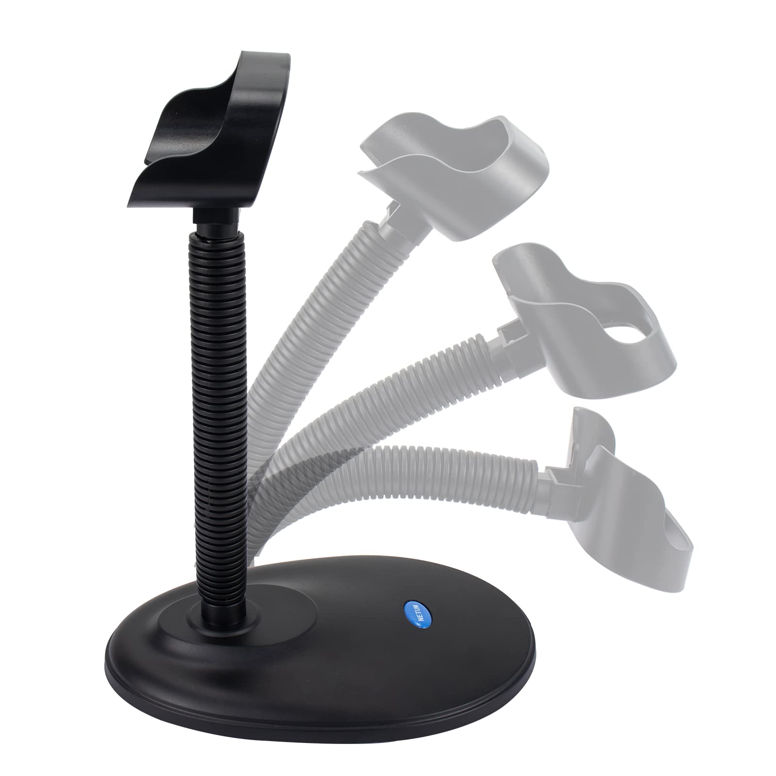 NETUM Adjustable Barcode Scanner Stand Hands Free Barcode Scanning Bar-Code Reader Cradle Holder Adjustable Goose Neck Stand for NT-1698W NT1698LY NT-1228BL NT-1228BC