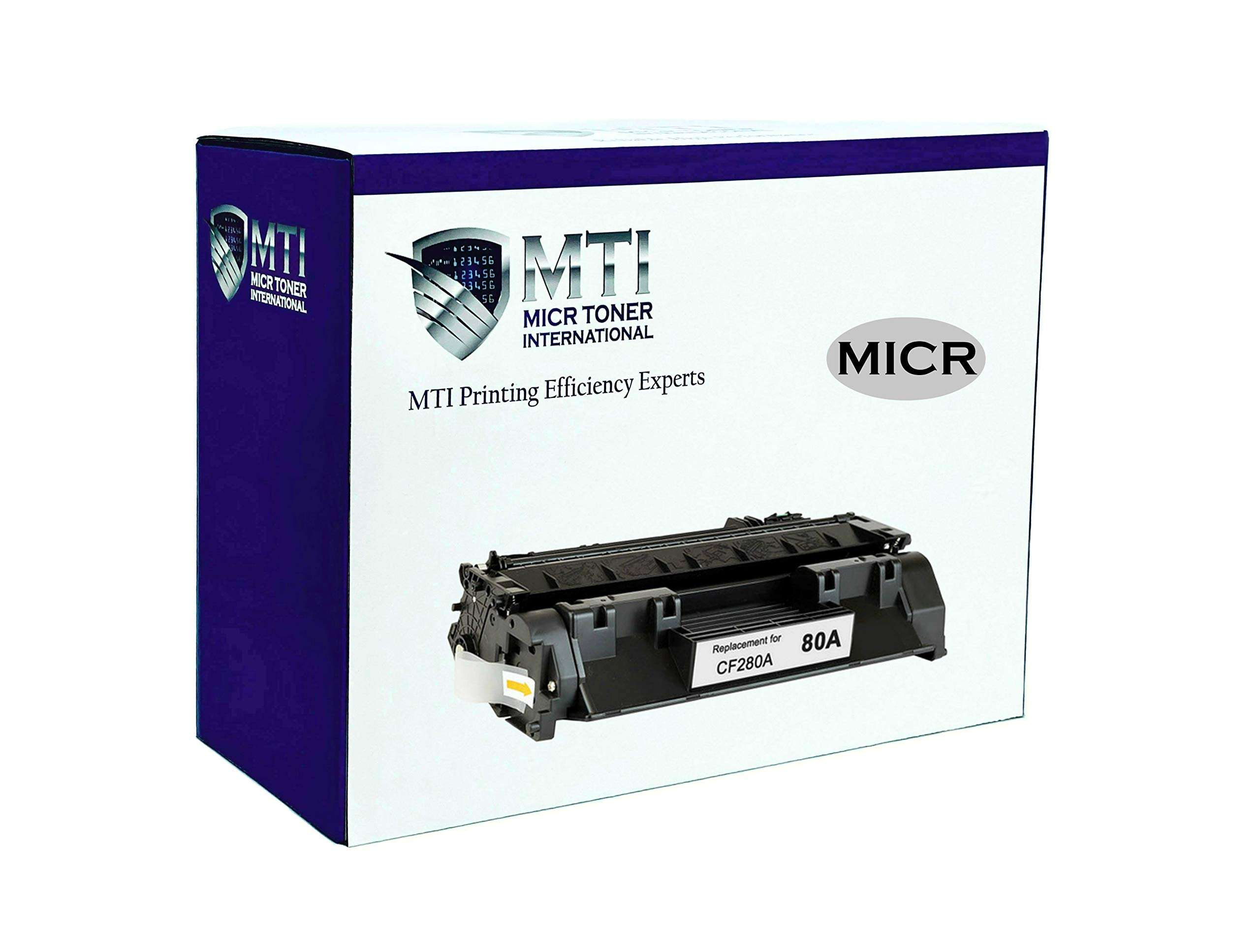 MICR Toner International Magnetic Ink Cartridge Replacement for HP 80A CF280A LaserJet Pro 400 Printers