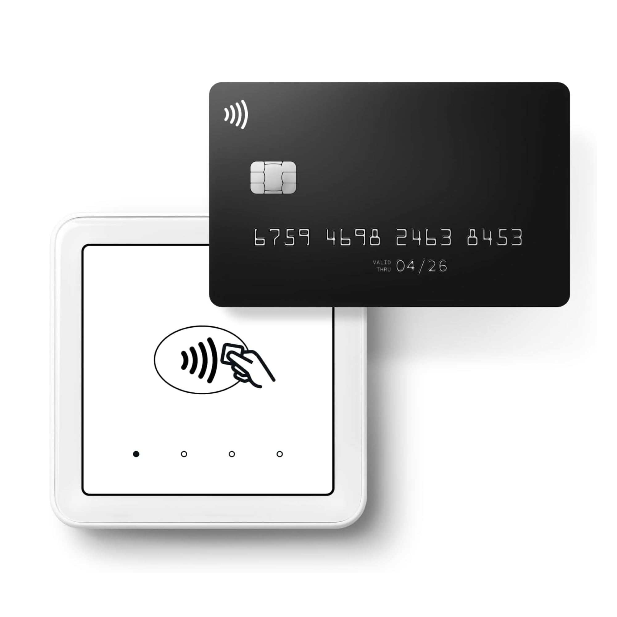 SumUp Solo Credit Card Payment Card Reader with Charging Station. Full Touch-Screen Interface with Free SIM Card and Mobile Data (SumUp Solo)