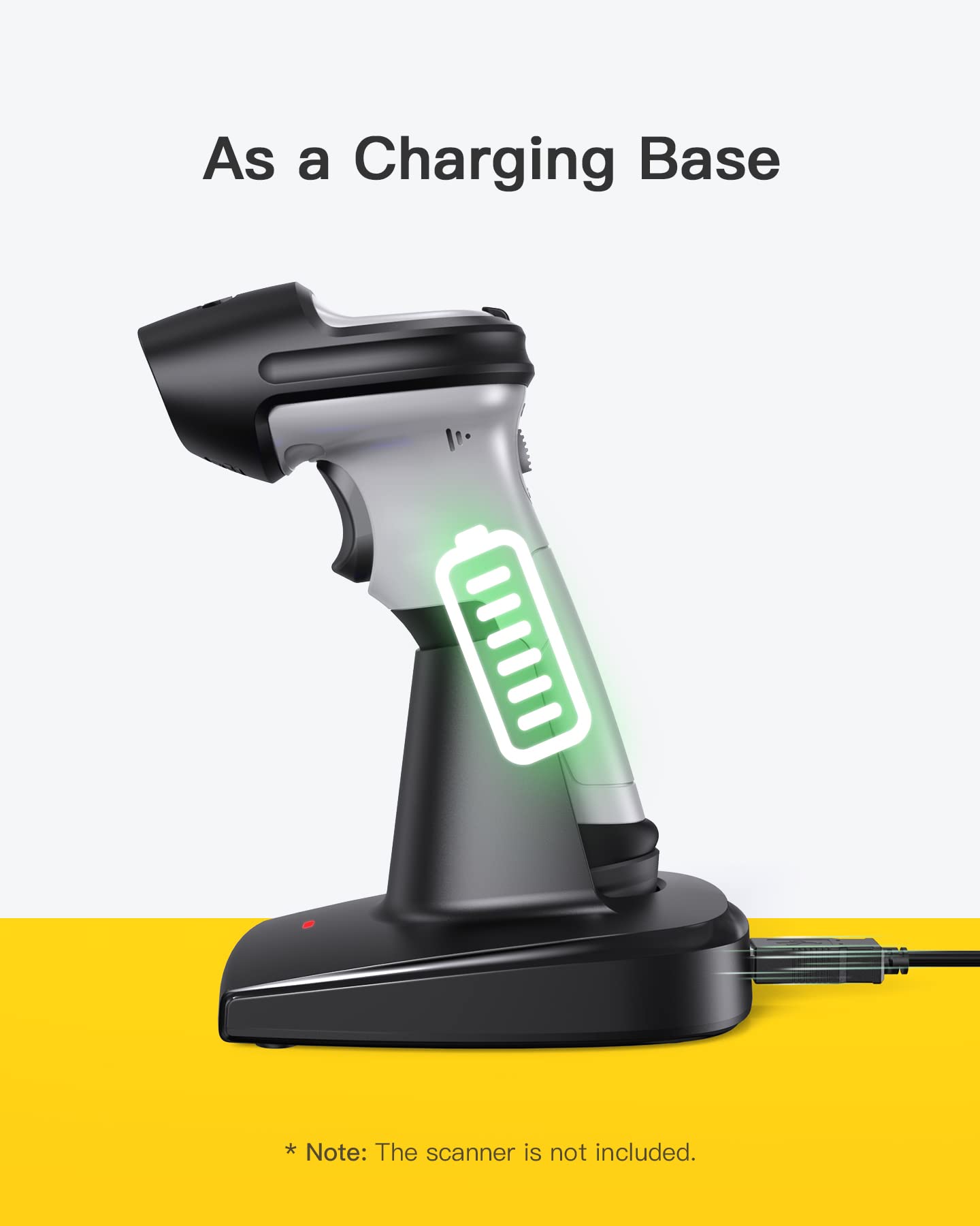 Inateck Barcode Scanner Charging Base, Easy to Use, Suitable for BCST-60, BCST-70, BCST-73, P6 and P7, Scanner Not Included