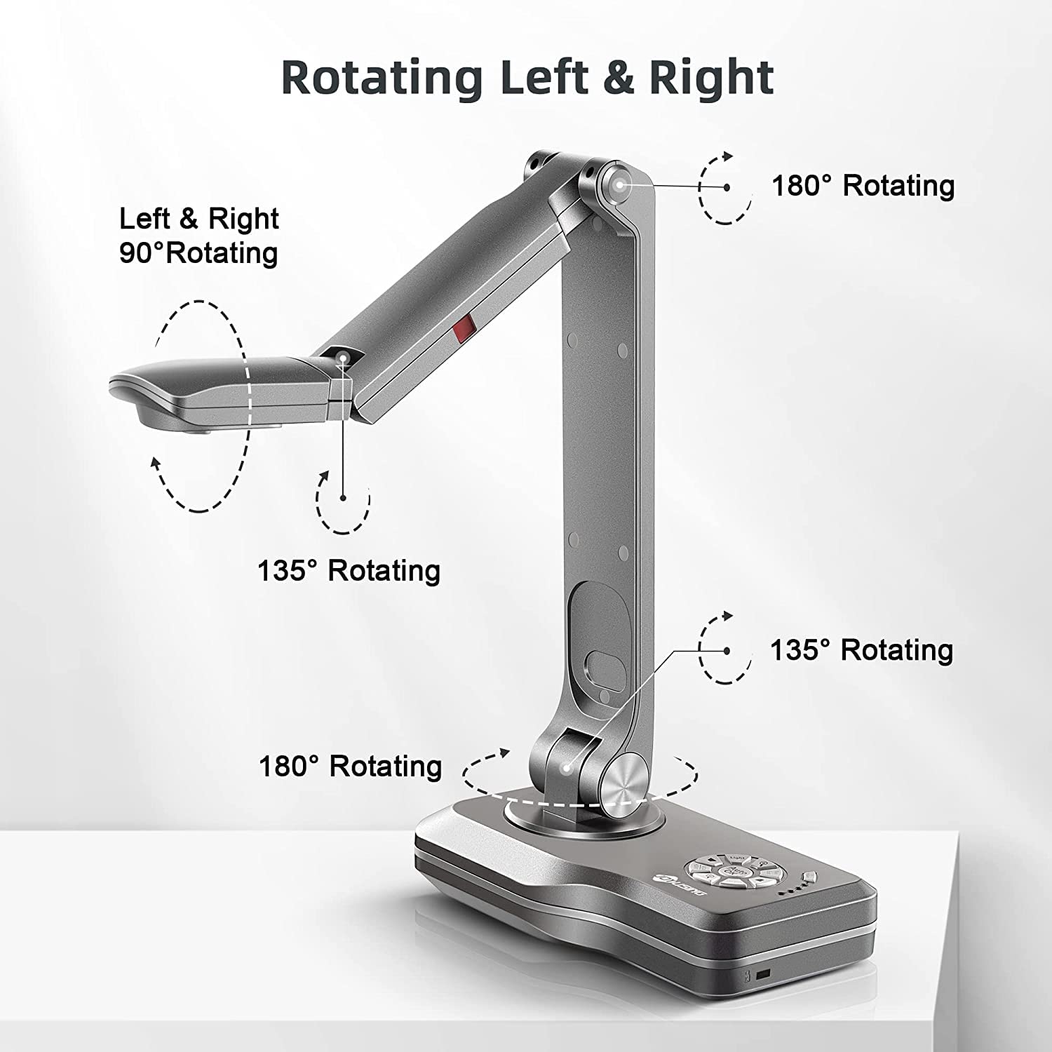 JOYUSING V508 VGA/HDMI/USB Three Mode 8MP Document Camera for Teachers, Mac, Windows, Chromebook Compatible Excellent for Online Teaching, Distance Learning, Web Conferencing