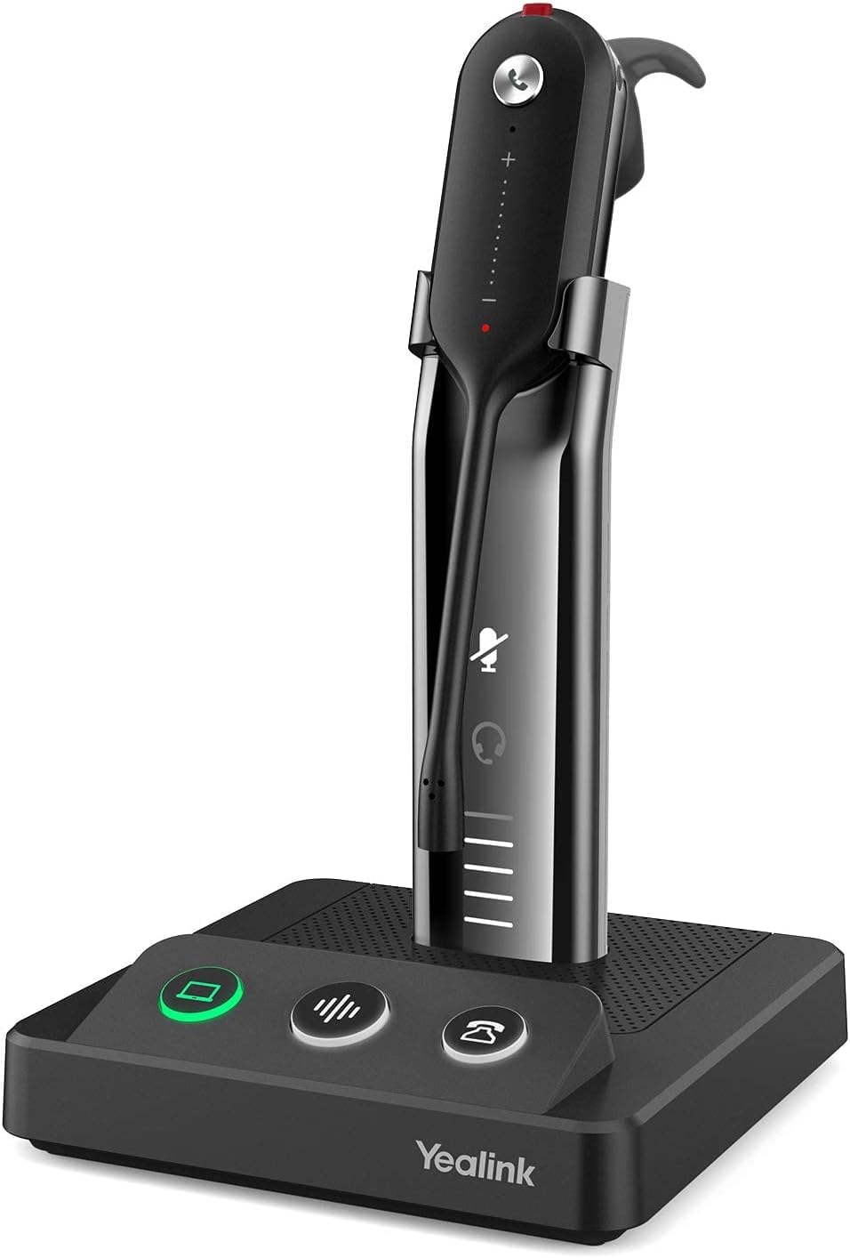 HWUSA Yealink WH63 Convertible UC DECT Wireless Headset with Charge Stand
