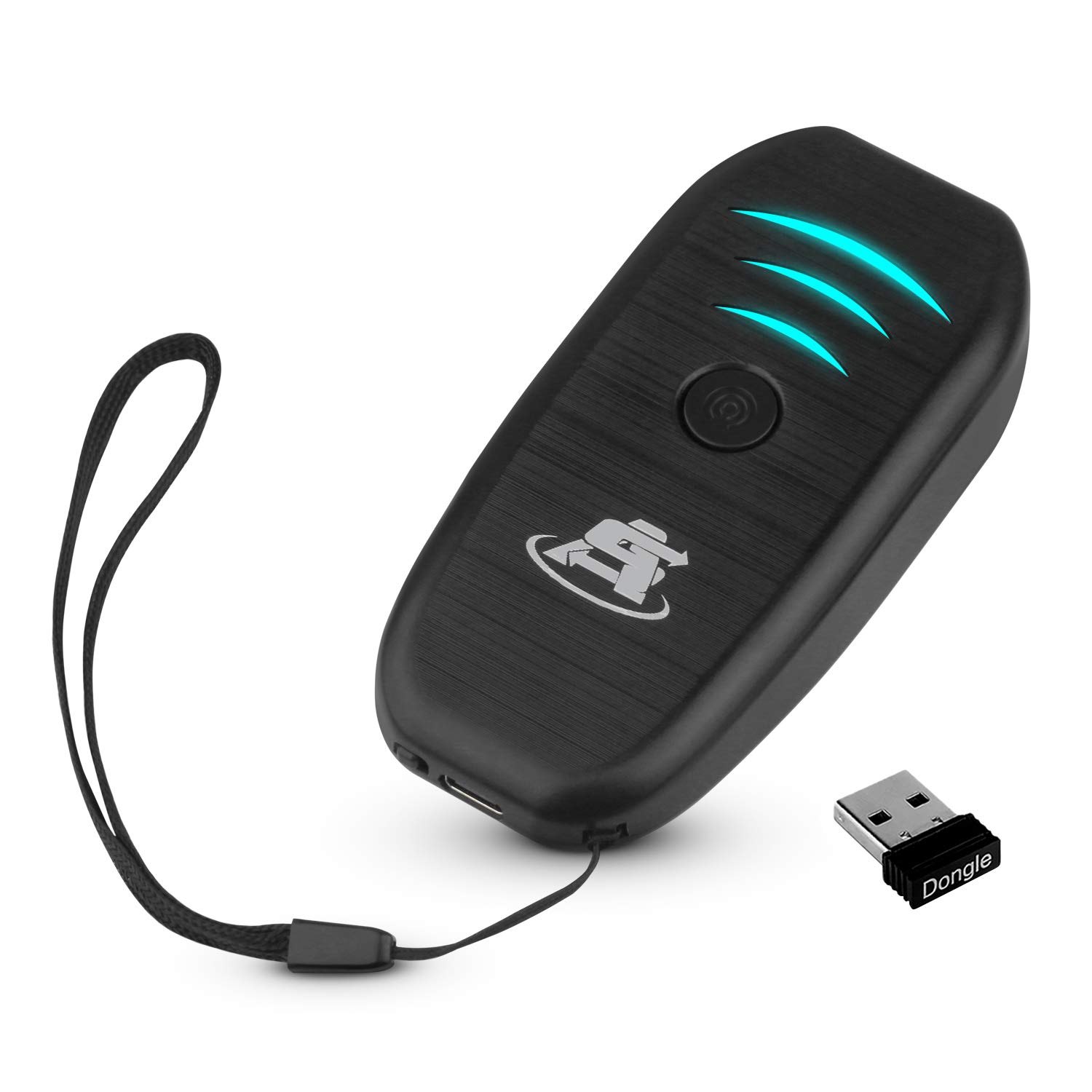 ScanAvenger Portable Mini-Wireless Bluetooth Barcode Scanner: Hand Scanners - Cordless, Rechargeable 1D & 2D Scan Gun for Inventory Management - Wireless, Handheld USB QR (1D & 2D Barcode Scanner)
