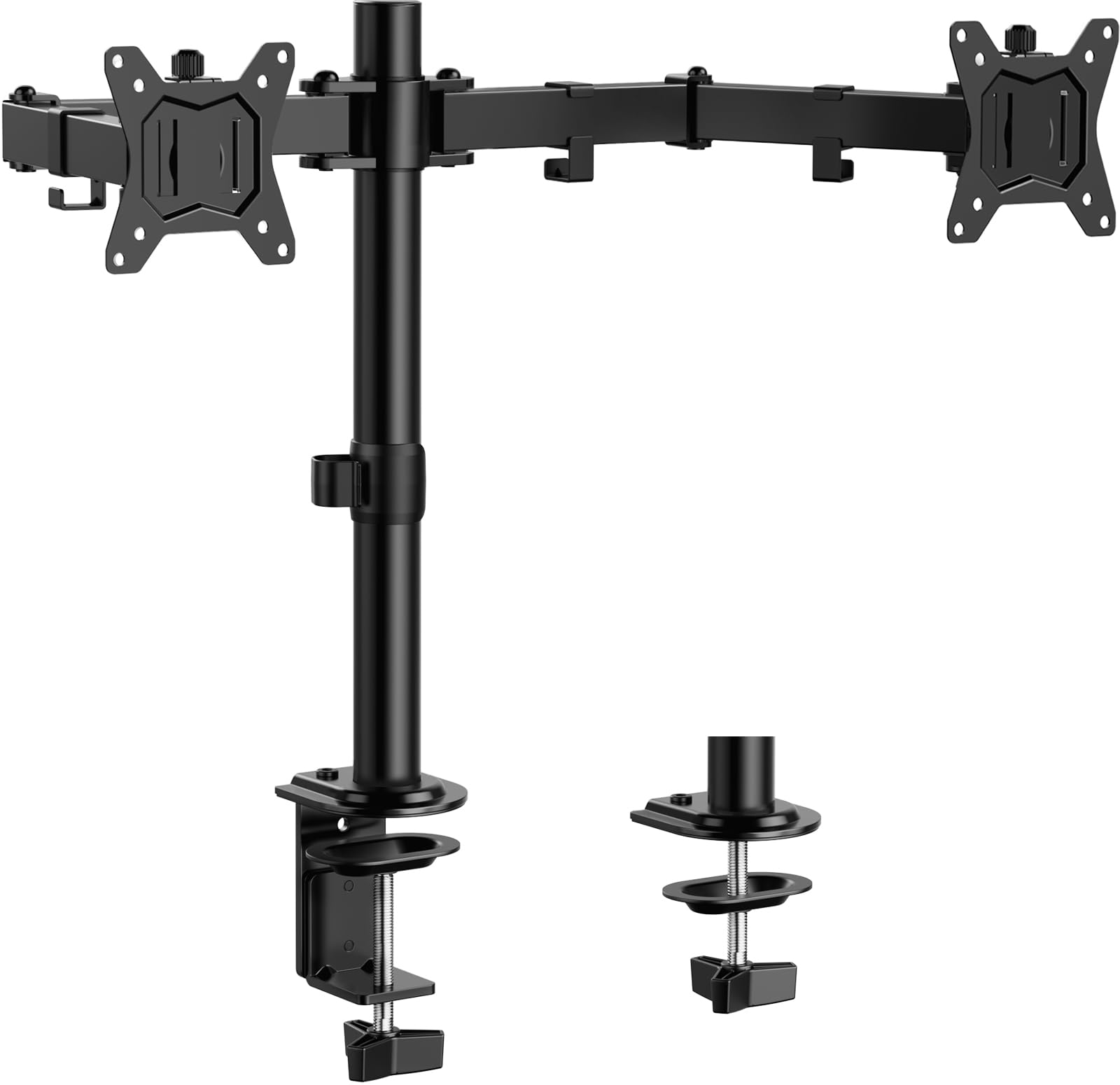 Ergear Dual Monitor Stand for 13 to 32 inch, Heavy Duty Fully Adjustable Monitor Stand for 2 Monitors, Dual Monitor Mount Fits up to 17.6 lbs per Arm, EGCM1