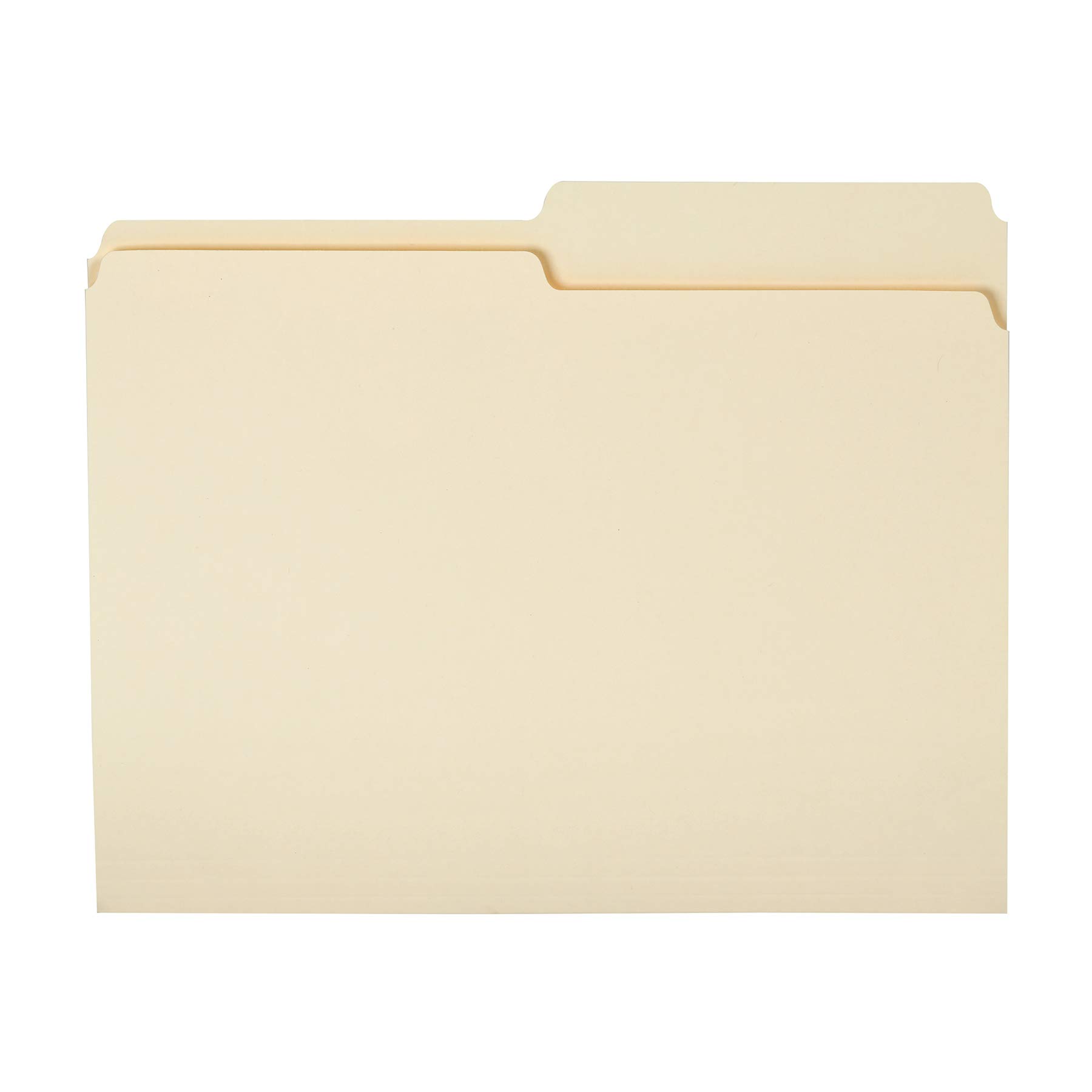 Amazon Basics File Folders - 1/2 Tab, Manila, Letter Size, 36-Pack