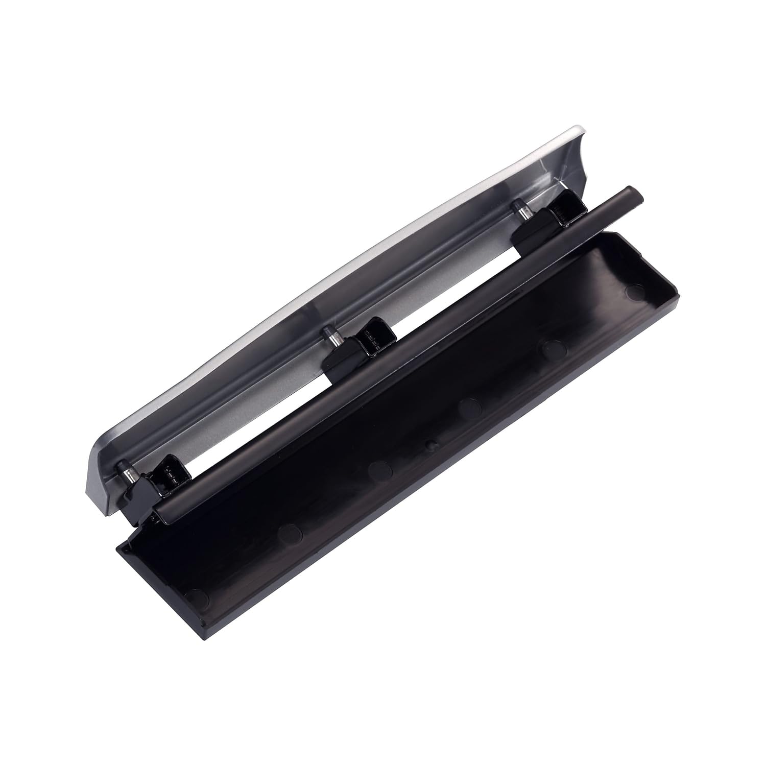 Bostitch Office 3 Hole Punch, 12 Sheet Capacity, All-Metal, Silver