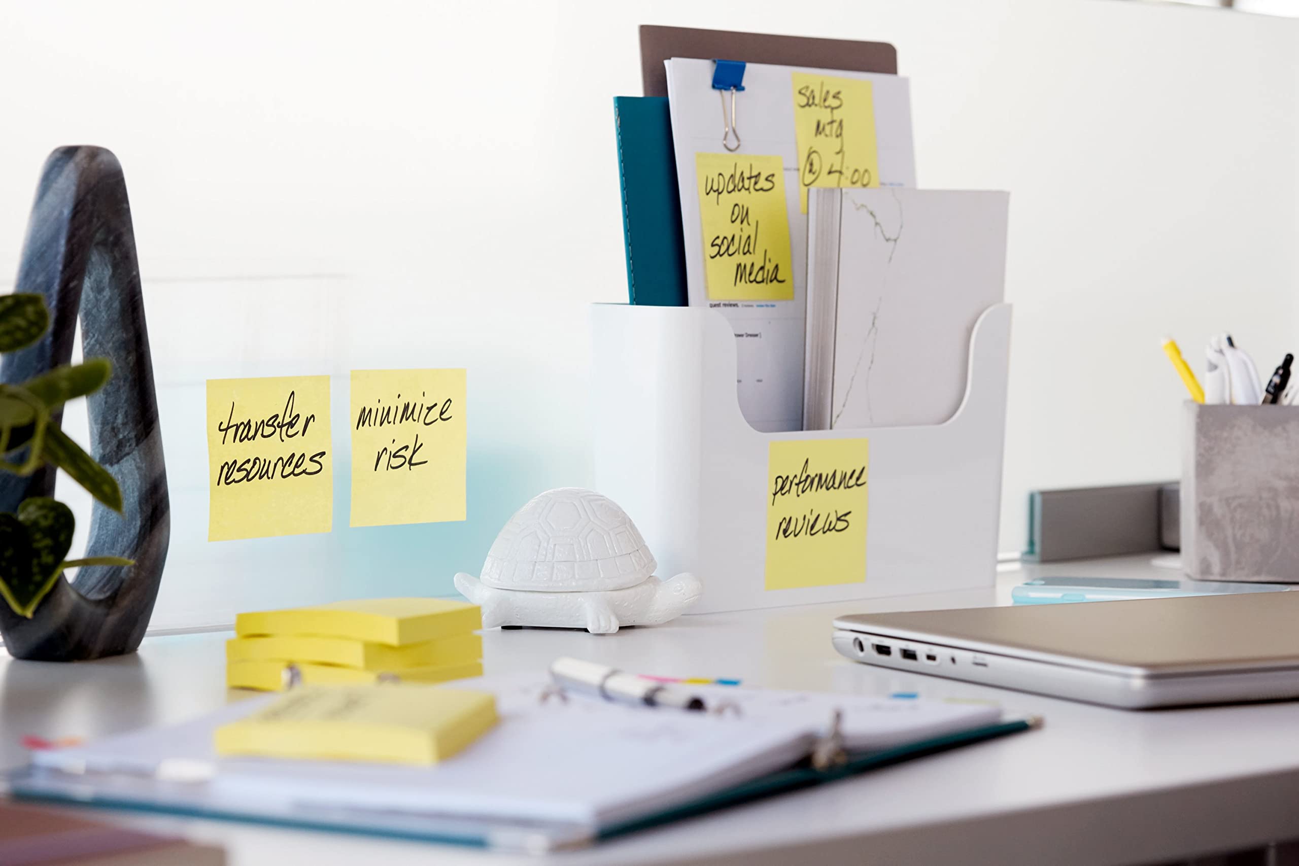Post-it Notes, 3x3 in, 4 Pads, America’s #1 Favorite Sticky Notes, Canary Yellow (5400)