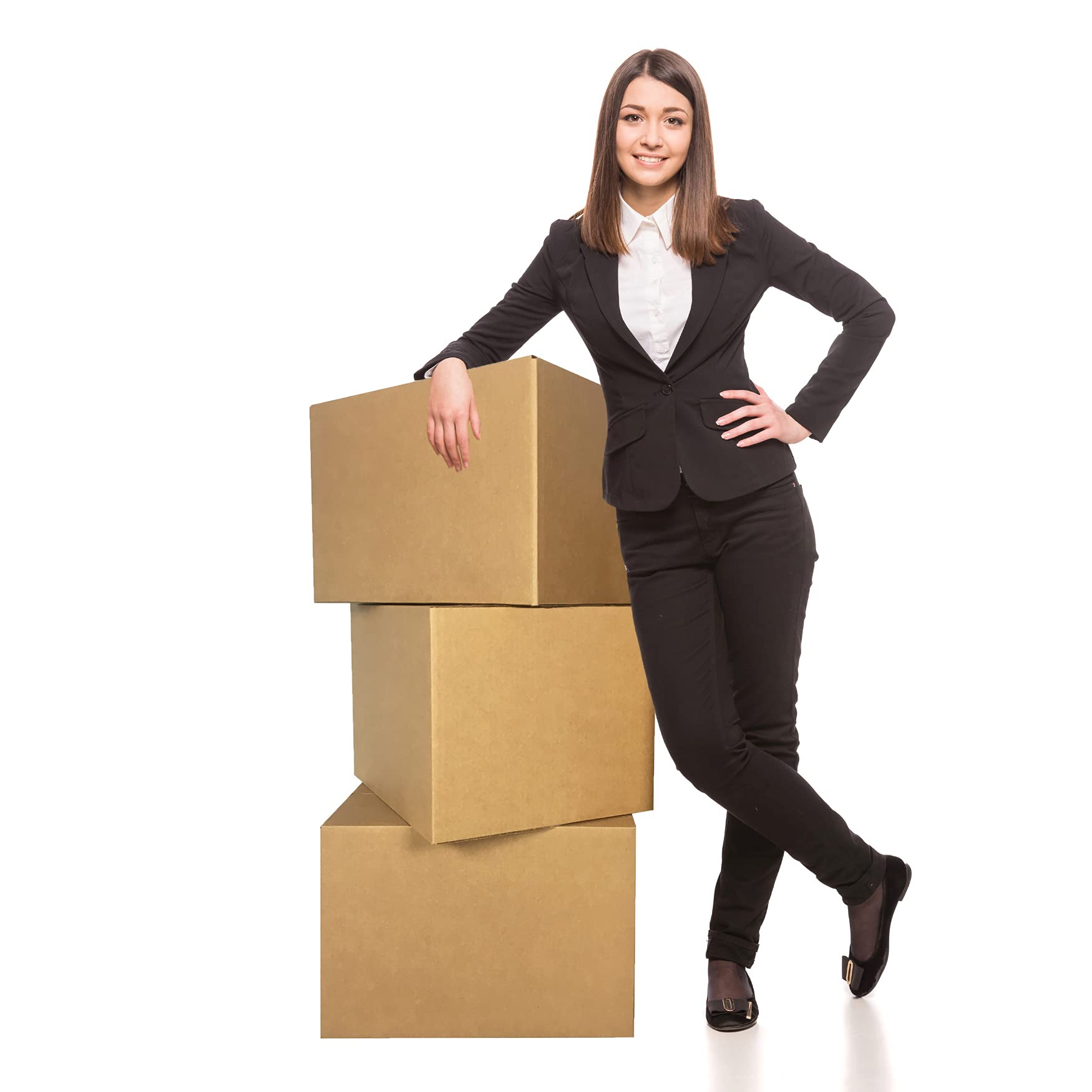 uBoxes Moving Boxes Bundle of 18"x14"x12" (Medium Boxes - Pack of 20)