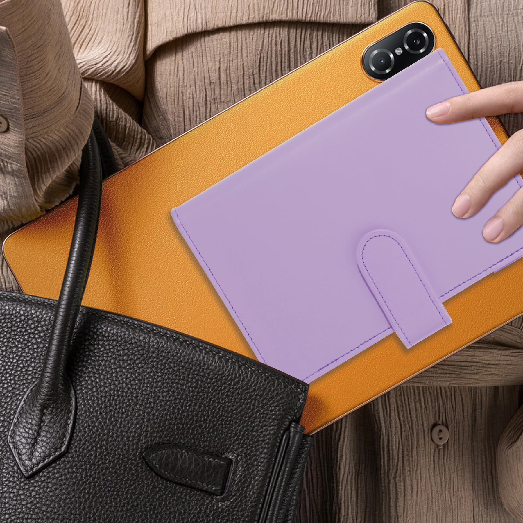 NICOOTH Budget Binder Cash Envelopes for Budgeting Money Organizer for Cash Money Envelopes for Cash Leather A6 Budget Binder with Zipper envelopes
