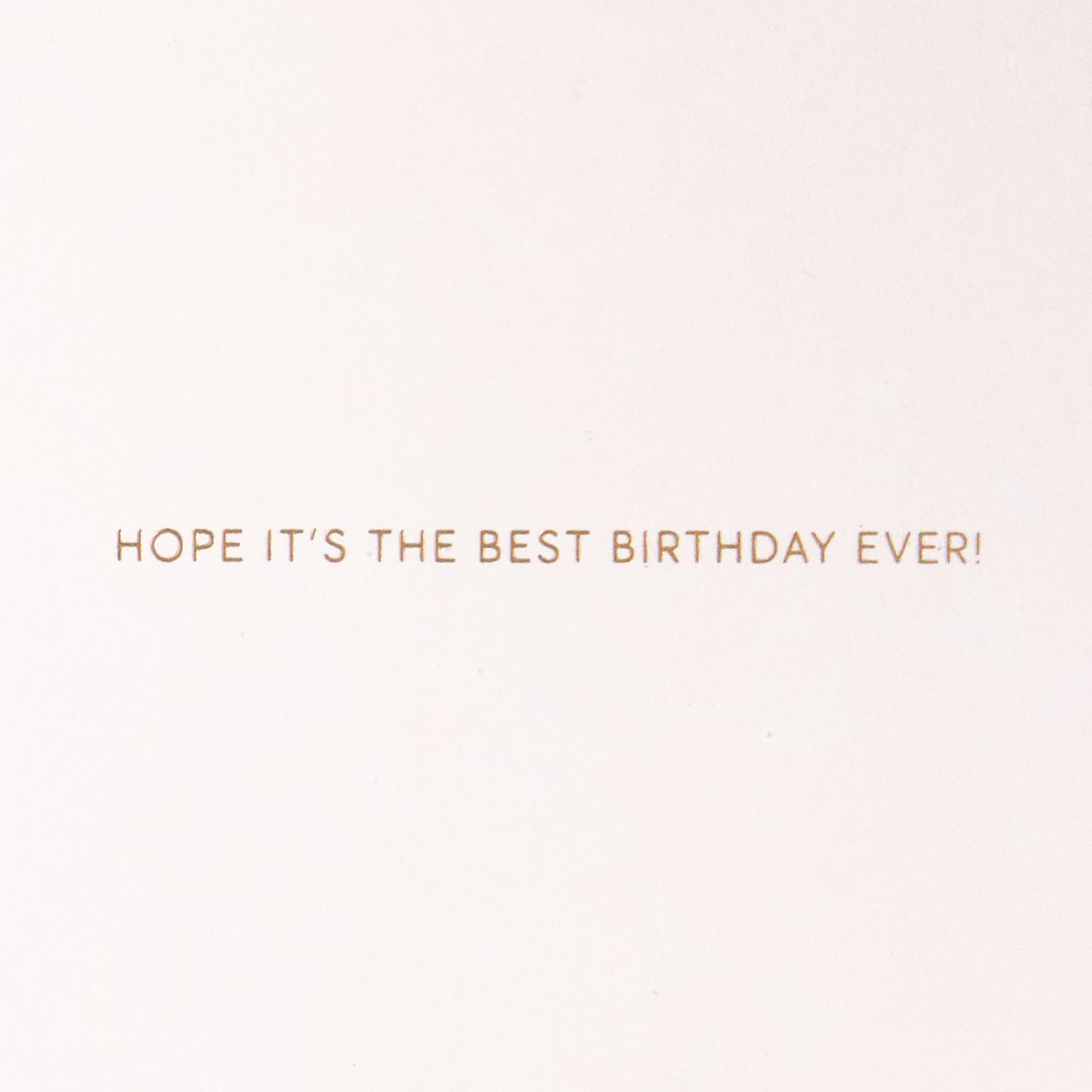 Hallmark Signature Birthday Card (Best Birthday Ever)