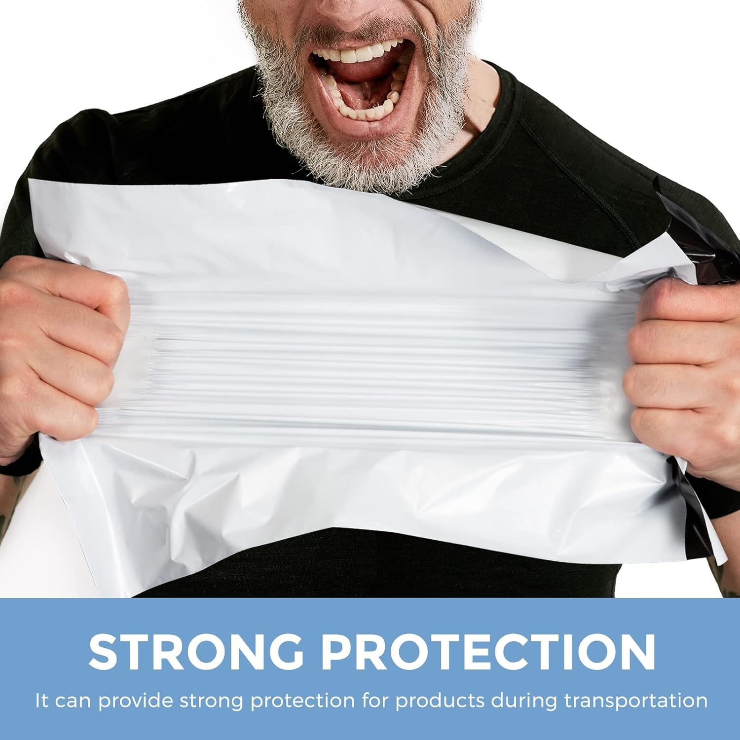 Metronic Poly Mailers 12x15.5 100 Pcs | Medium Shipping Bags for Clothing | Mailing Bags for Small Business, Shipping Envelopes, Packing Bags in White