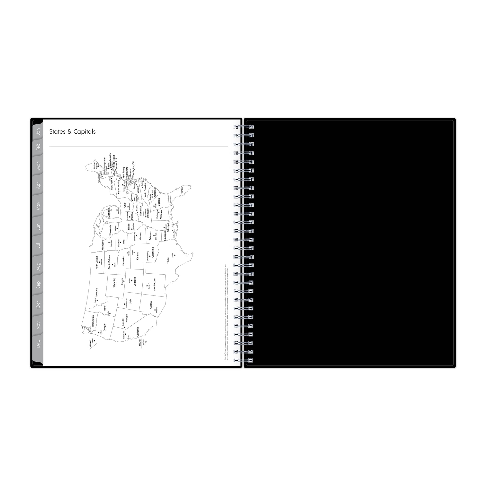 Blue Sky 2023 Monthly Planner, January - December, 8" x 10", Flexible Cover, Wirebound, Enterprise (142096)