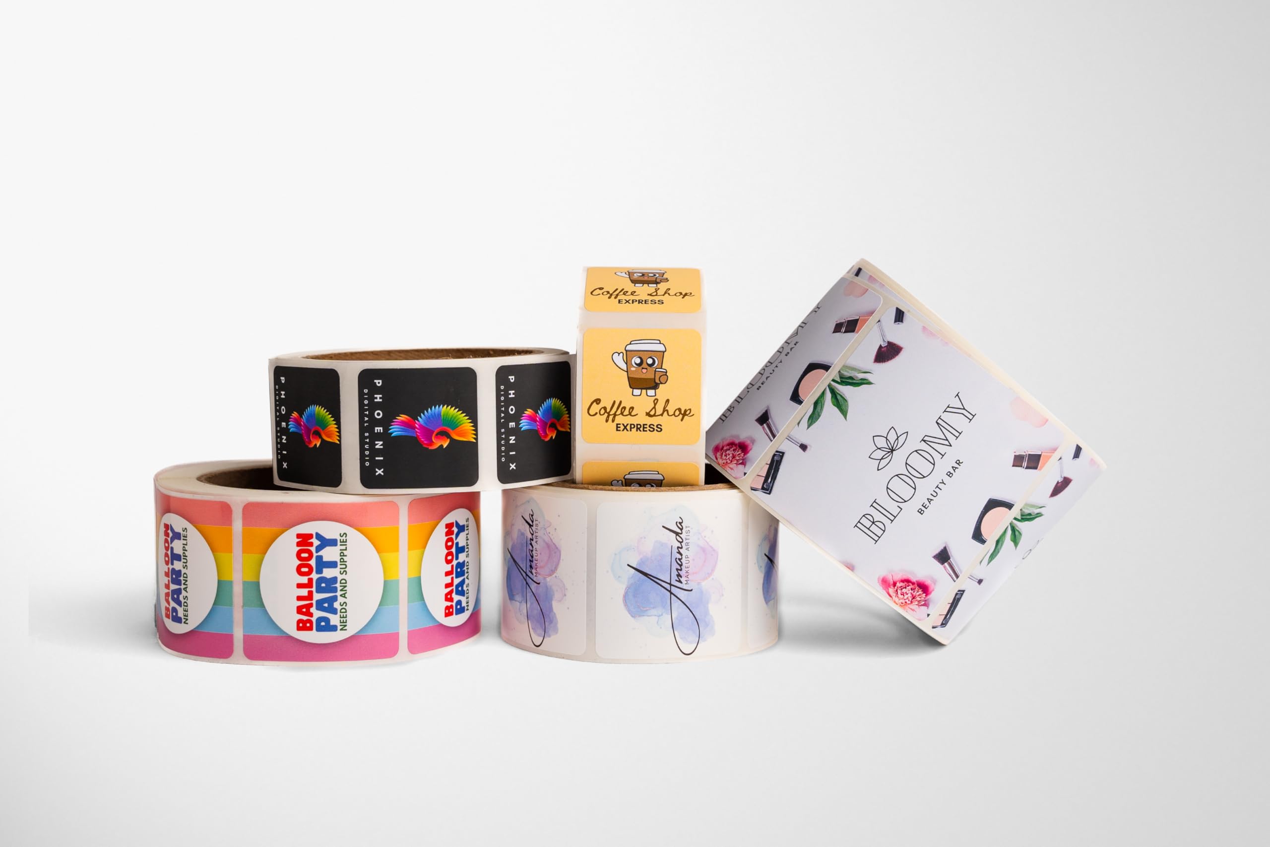 150 Build Your Own Stickers/Labels - Any Design + Logo - Personalize Your own Business Stickers - Multi Shapes, Sizes, Backgrounds, Text Stickers - Gloss/Matte Labels (2 inch Circle)