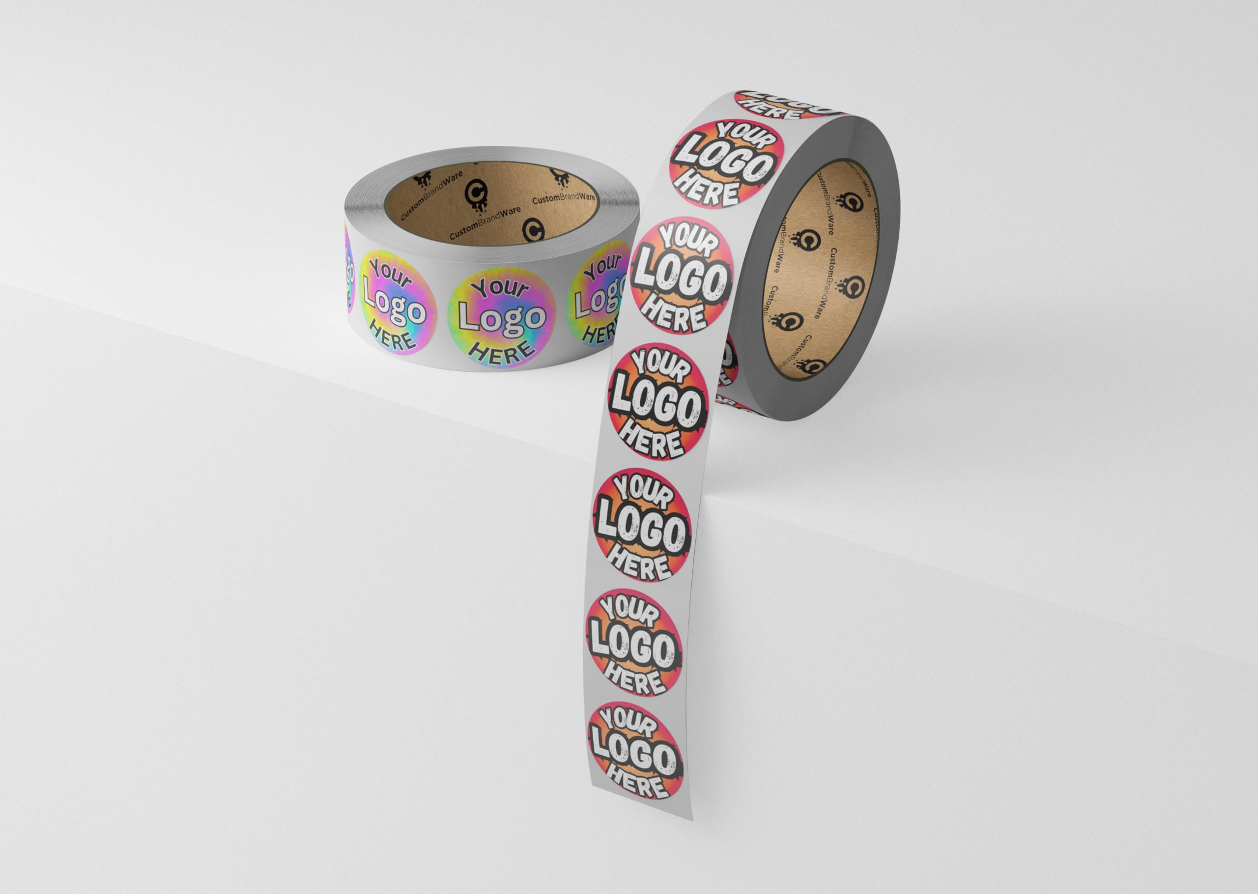 150 Build Your Own Stickers/Labels - Any Design + Logo - Personalize Your own Business Stickers - Multi Shapes, Sizes, Backgrounds, Text Stickers - Gloss/Matte Labels (2 inch Circle)