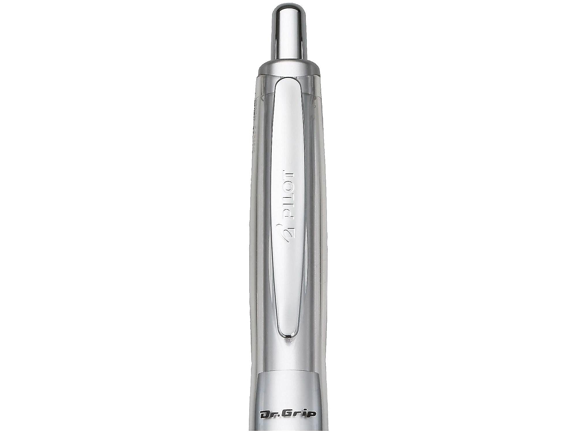 PILOT Dr. Grip Center of Gravity Refillable & Retractable Ballpoint Pen, Medium Point, Navy Grip, Black Ink, Single Pen (36181)