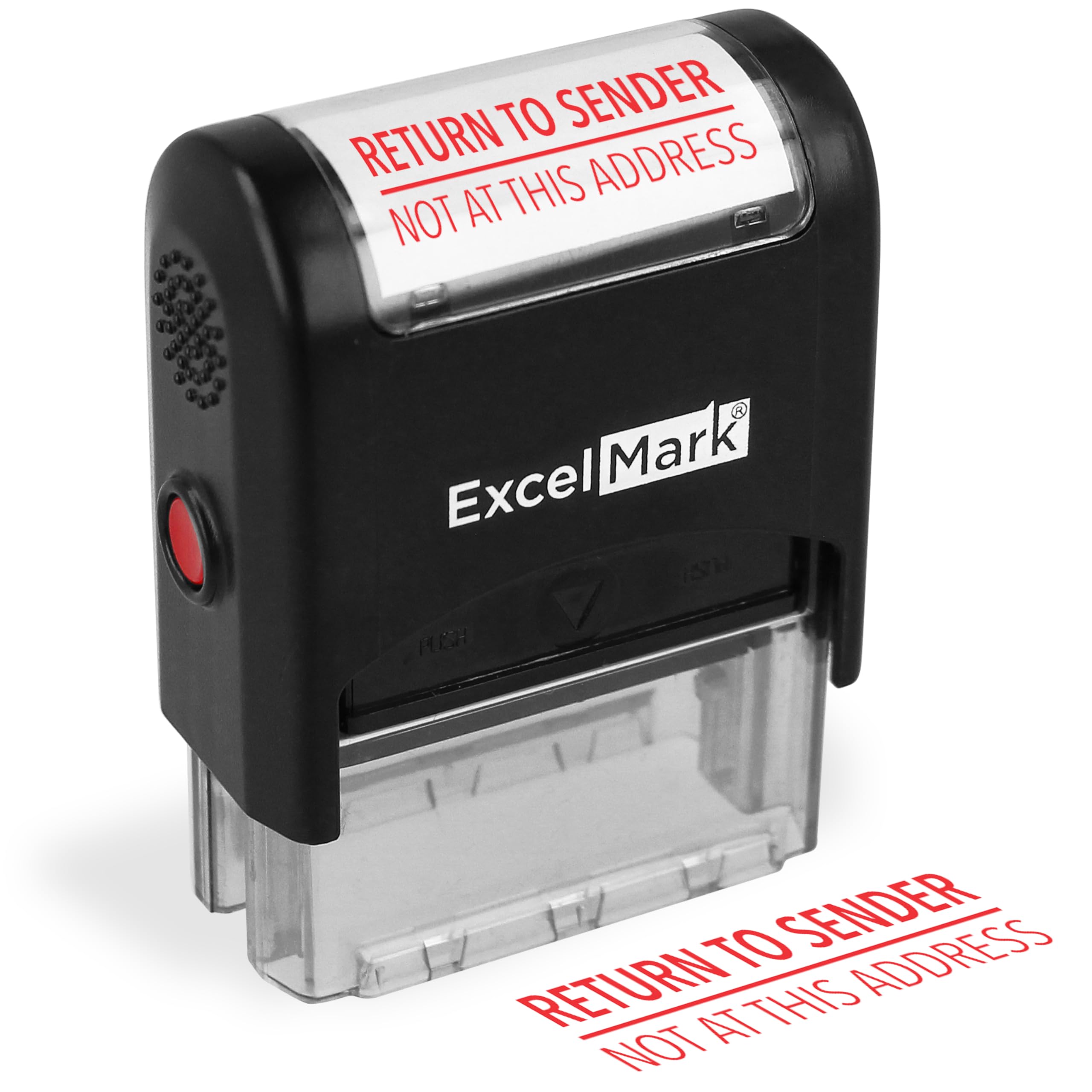 ExcelMark A2359 Self-Inking Rubber Stamp - Return to Sender Not at This Address