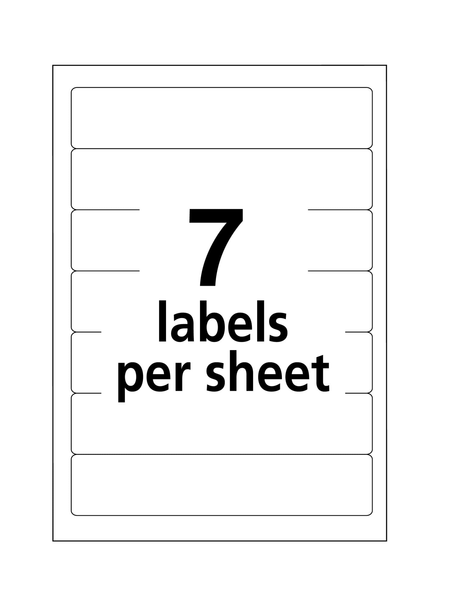 Avery File Folder Labels on 4" x 6" Sheets, Easy Peel, Assorted, Print & Handwrite, 2/3" x 3-7/16", 252 Labels (5215)