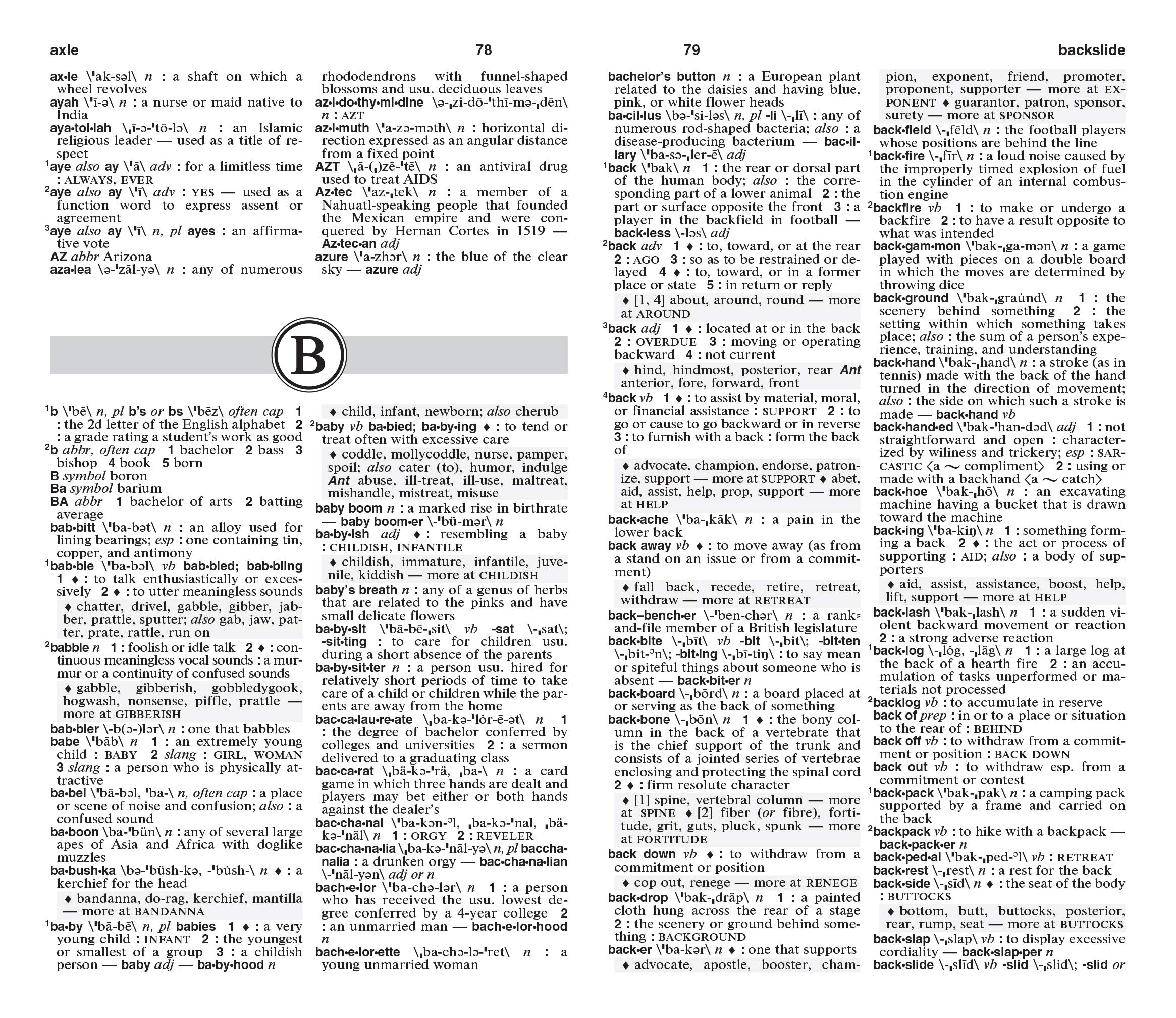 Merriam-Webster's Dictionary and Thesaurus, Newest Edition, Mass-Market Paperback