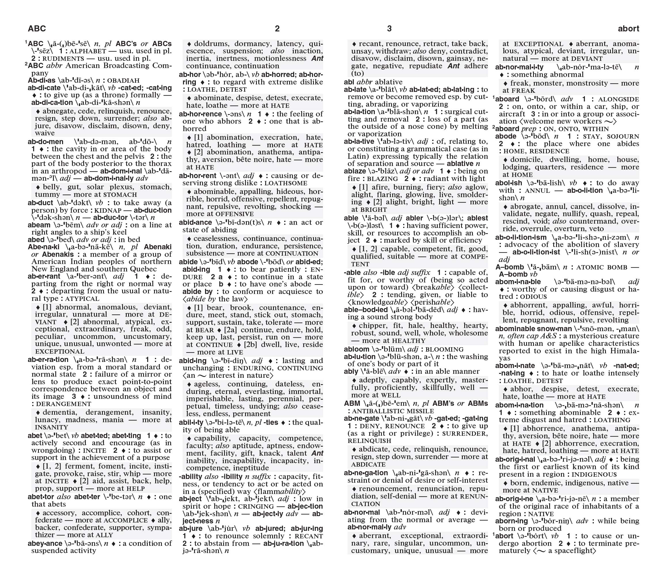 Merriam-Webster's Dictionary and Thesaurus, Newest Edition, Mass-Market Paperback