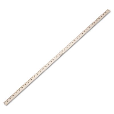 Westcott 10431 Wooden Meter Stick, 39 1/2"