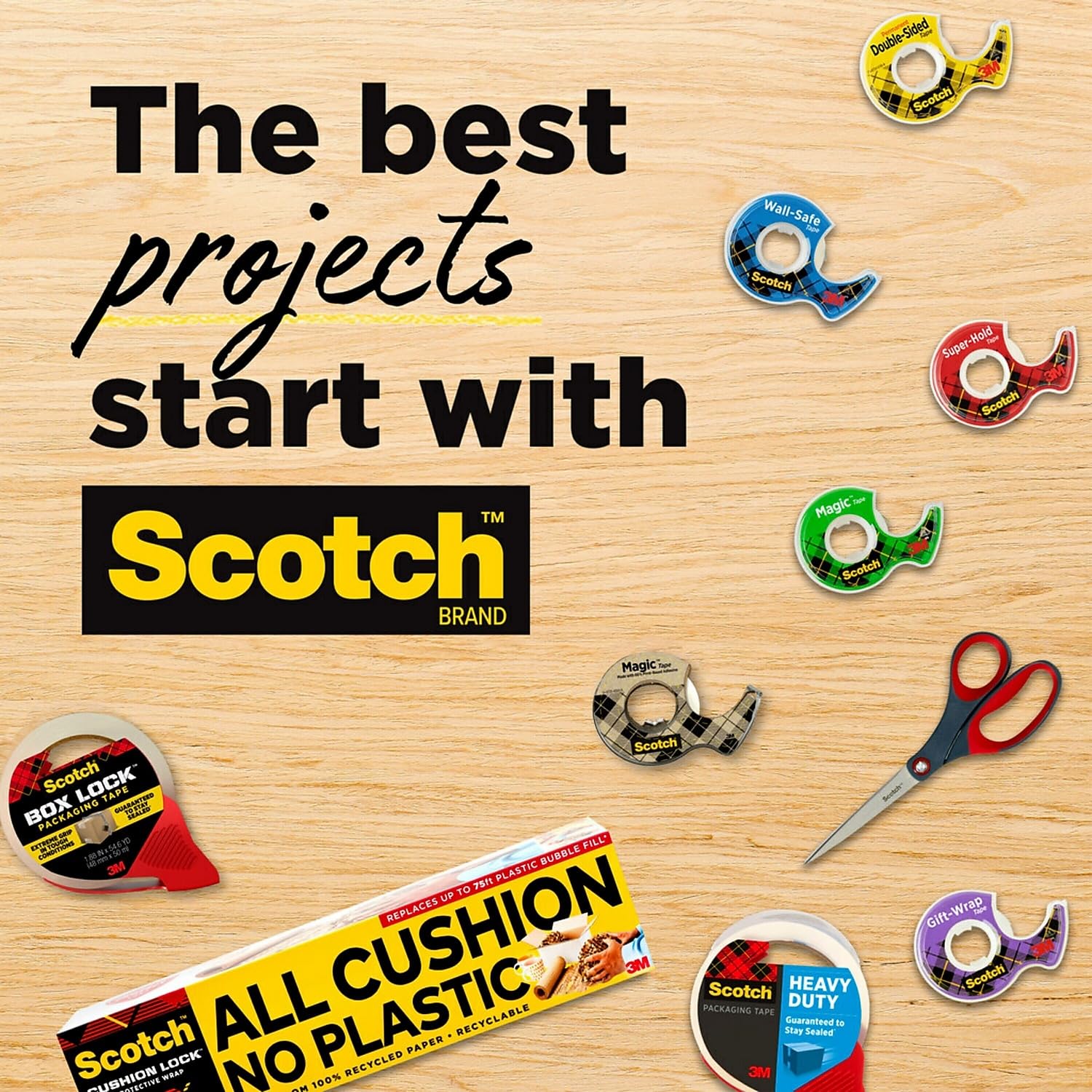 Scotch Brand Learning Resources MMM3105 Magic Tape 3/4 Inch X 300 Inches 3 ea, Translucent (55)
