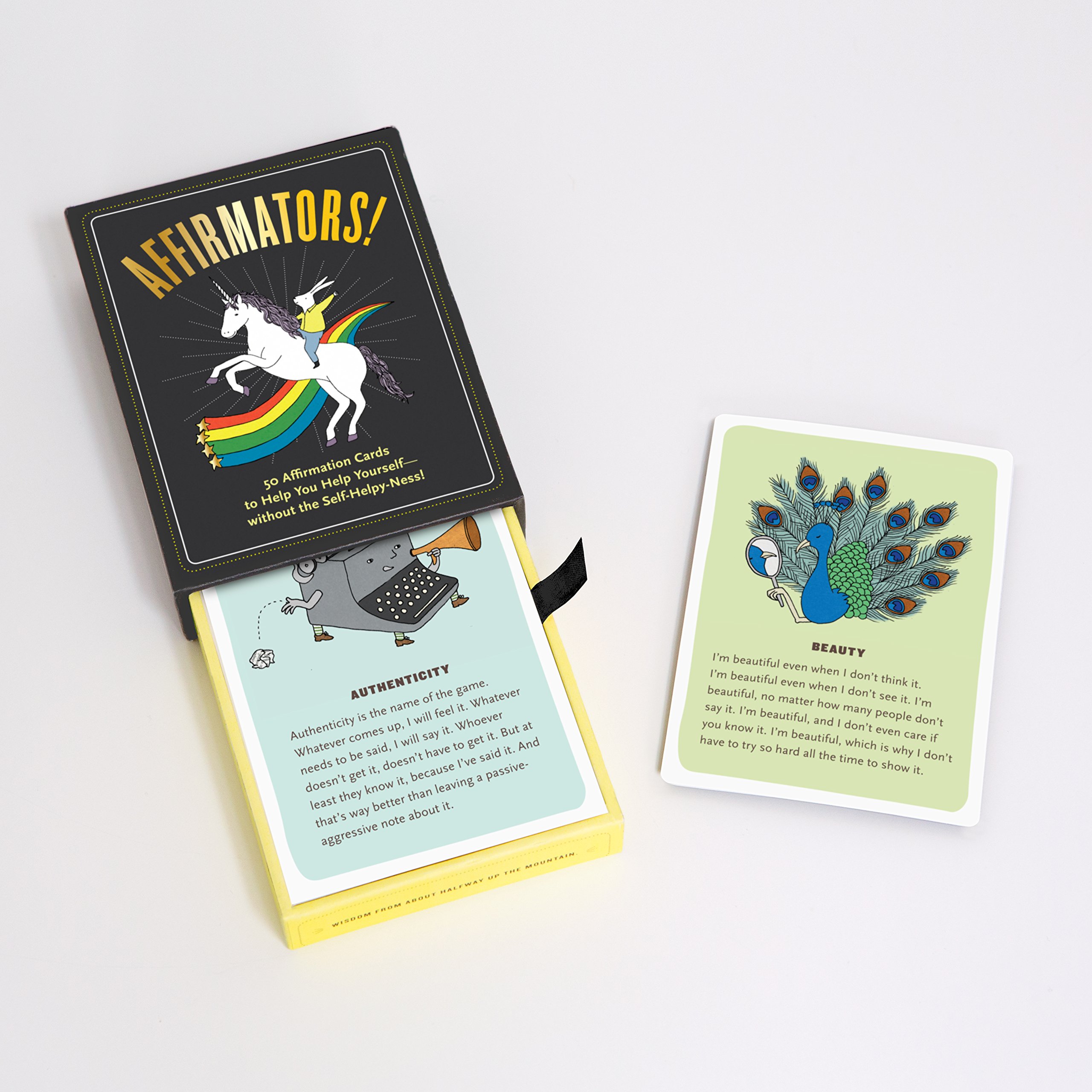 Affirmators! Original: 50 Affirmation Cards Deck Affirmators Original Cards to Help You Help Yourself without The Self-Helpy-Ness (50 Cards)