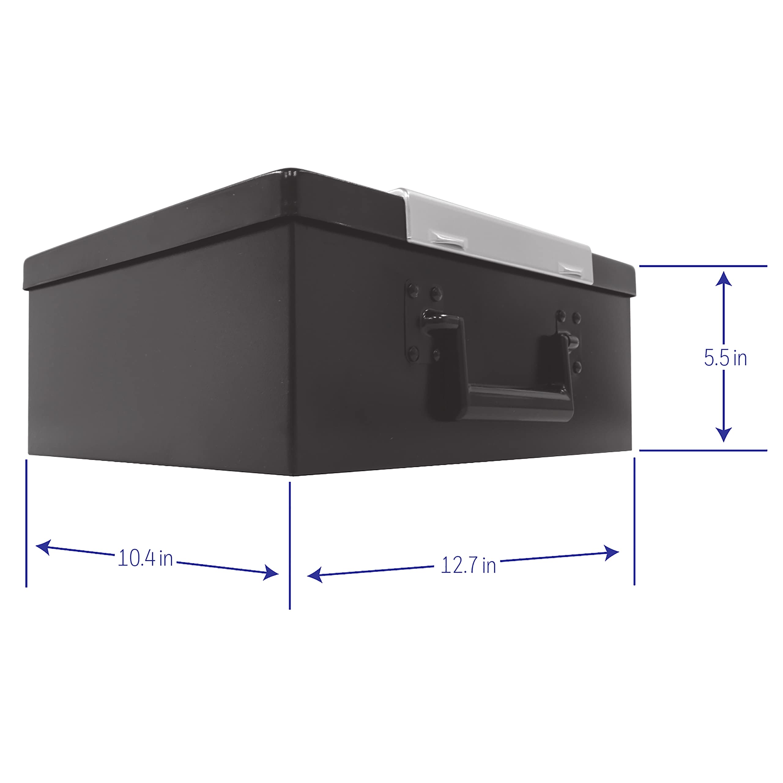Honeywell Safes & Door Locks 6108 Fire Resistant Steel Security Safe Box with Digital Lock, 0.26-Cubic Feet, Black