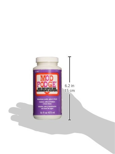 Mod Podge CS15063 Waterbased Sealer, Glue & Finish, 16 oz, Hard Coat, 16 Ounce, Clear, 16 Fl Oz