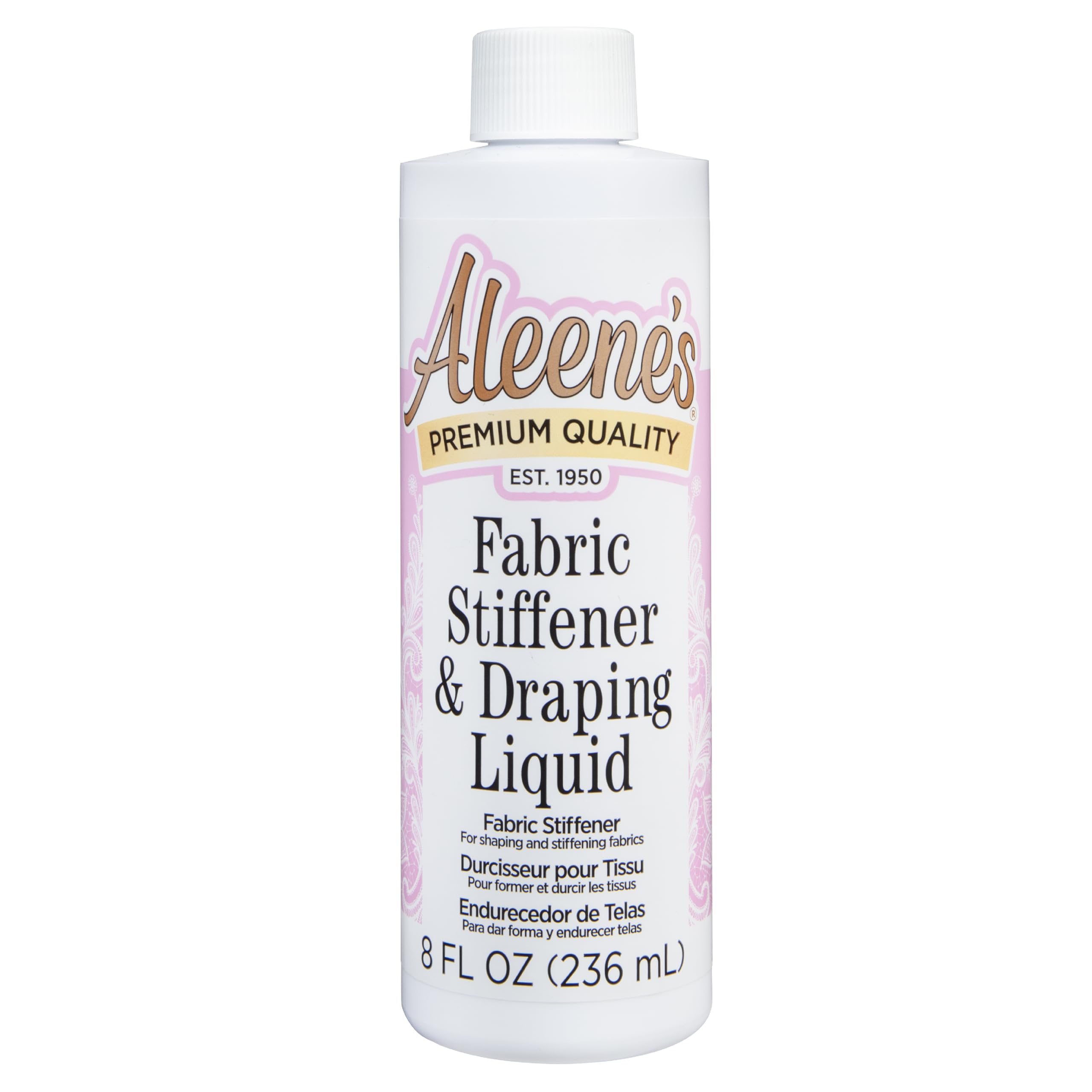 Aleene's 15588 Fabric Stiffener & Draping Liquid, 8 Ounce