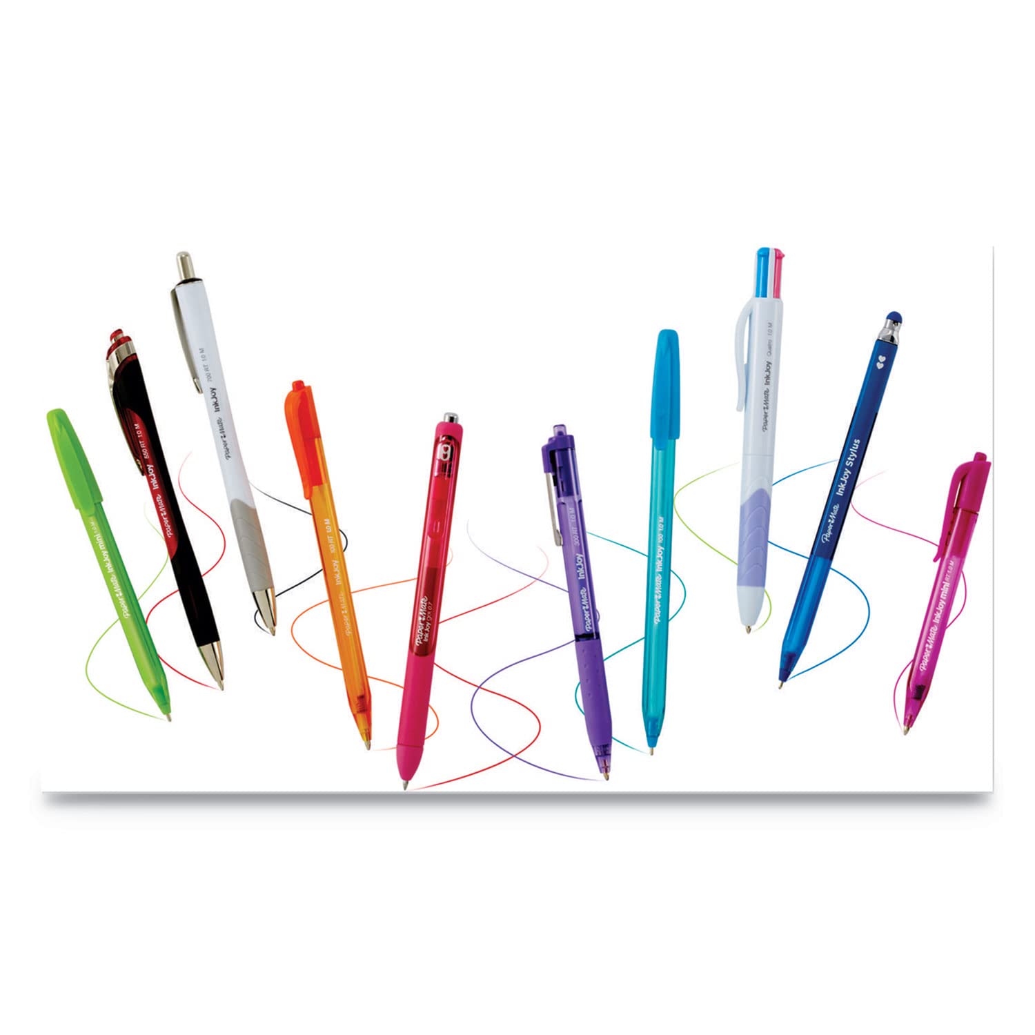 Paper Mate InkJoy 50ST Ballpoint Pens, Medium Point (1.0mm), Blue, 12 Count