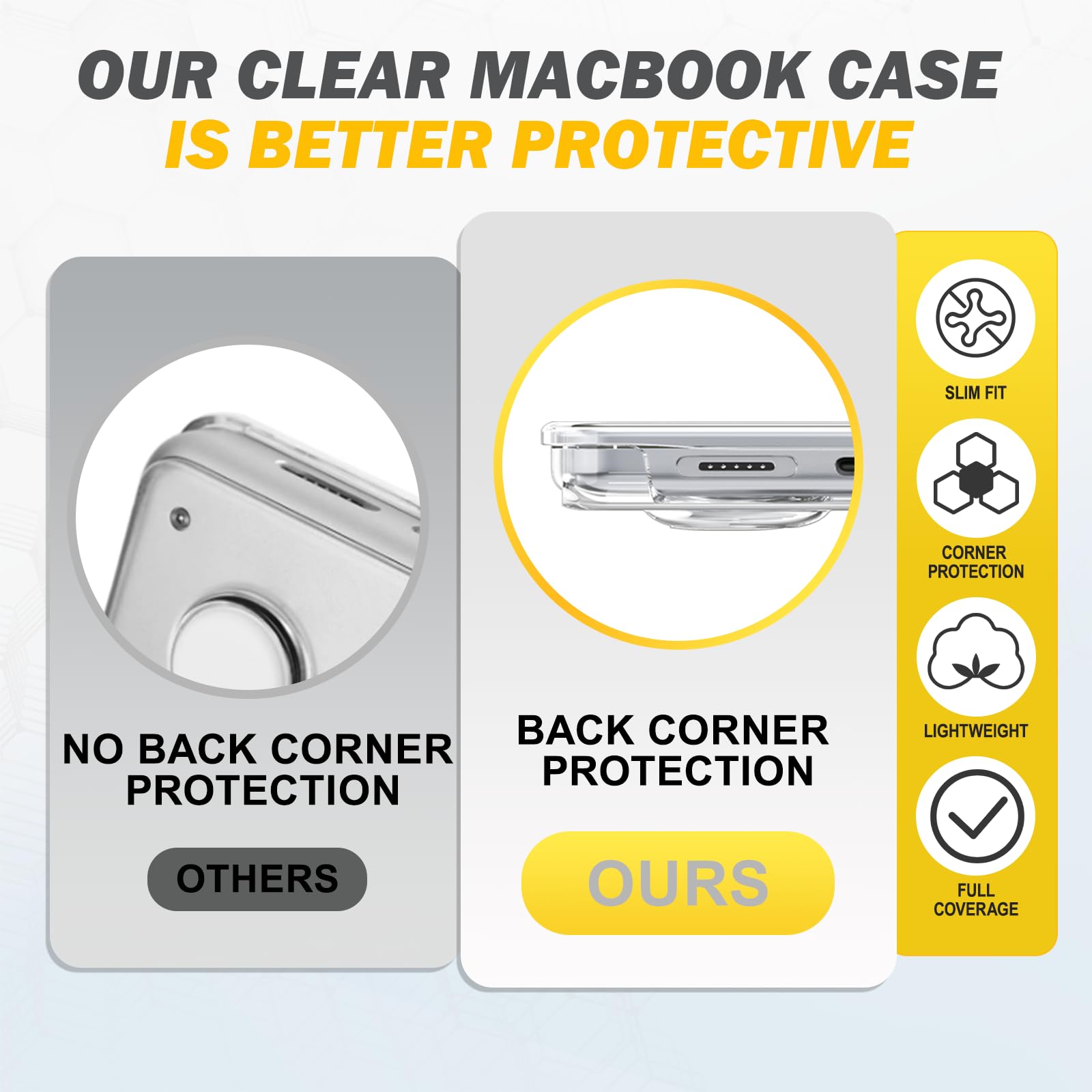 B BELK Compatible with MacBook Pro 14 inch Case 2023 2022 2021 Release M2 A2779 A2442 M1 Pro/Max Chip with Touch ID, Clear Plastic Hard Shell Case with Keyboard Cover + Screen Protector, Transparent