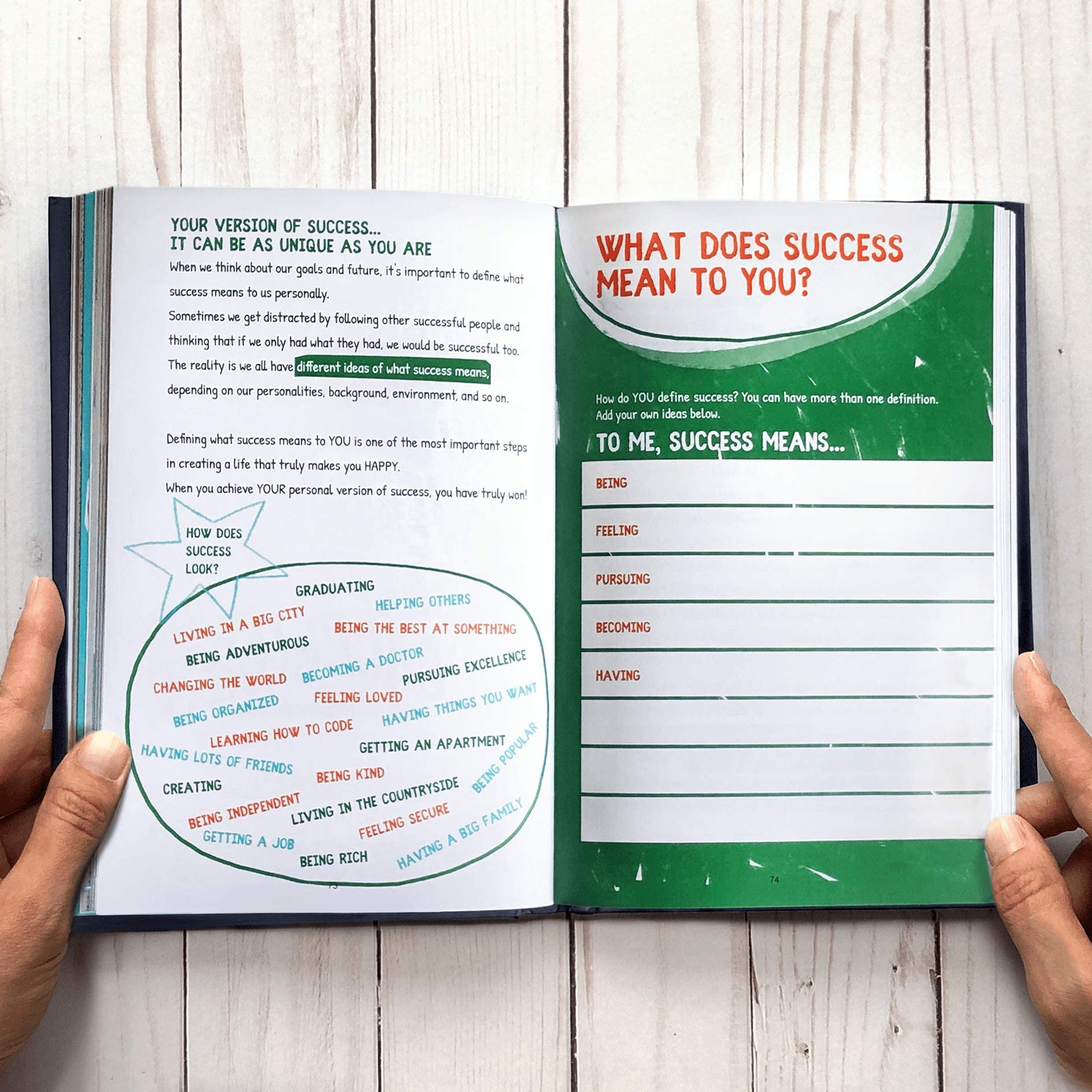 Big Life Journal - Teen Edition: A Growth Mindset Journal – Interactive Journal for Teens with Writing Prompts – Journal for Teens & Tweens – Inspirational Goal Planner Guided Journal