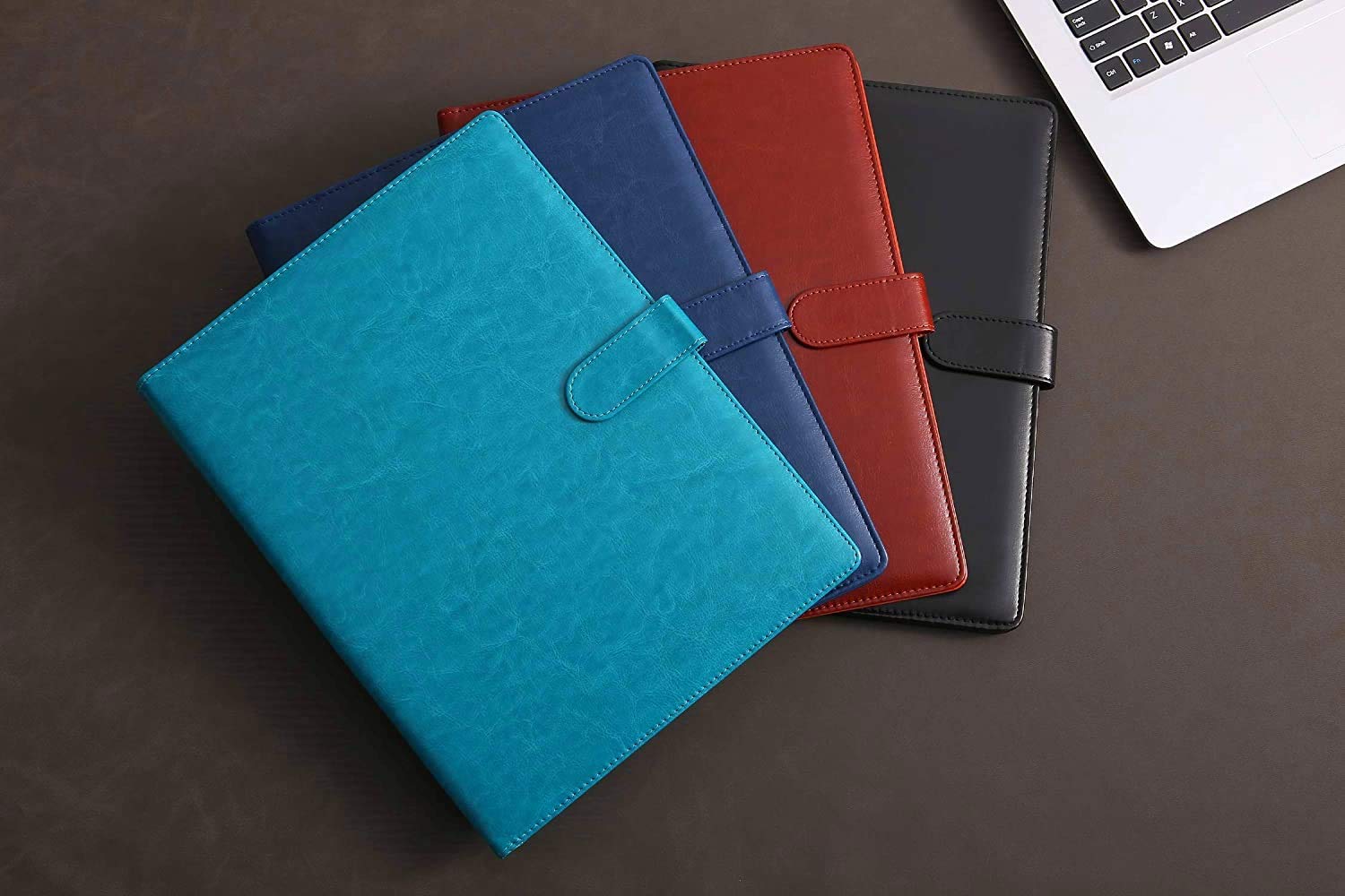 Padfolio Clipboard Folder Portfolio, Mymazn Faux Leather Storage Clipboard with Cover for Legal Pad Holder Letter Size A4 Writing Pad for Business School Office Conference Notepad Clip Boards (Black)