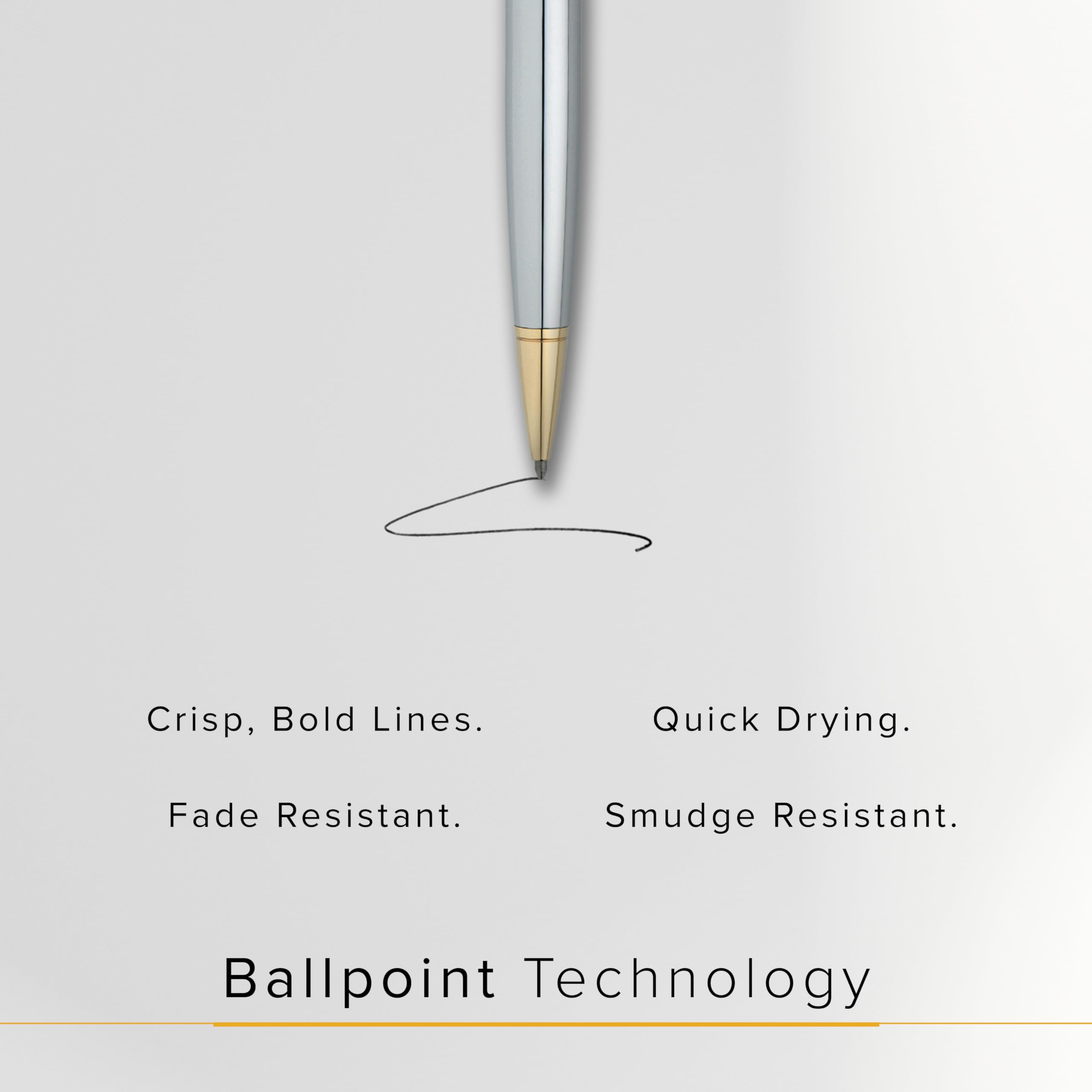 Cross 85142 Refills for Ballpoint Pens, Fine, Black Ink, 2/Pack