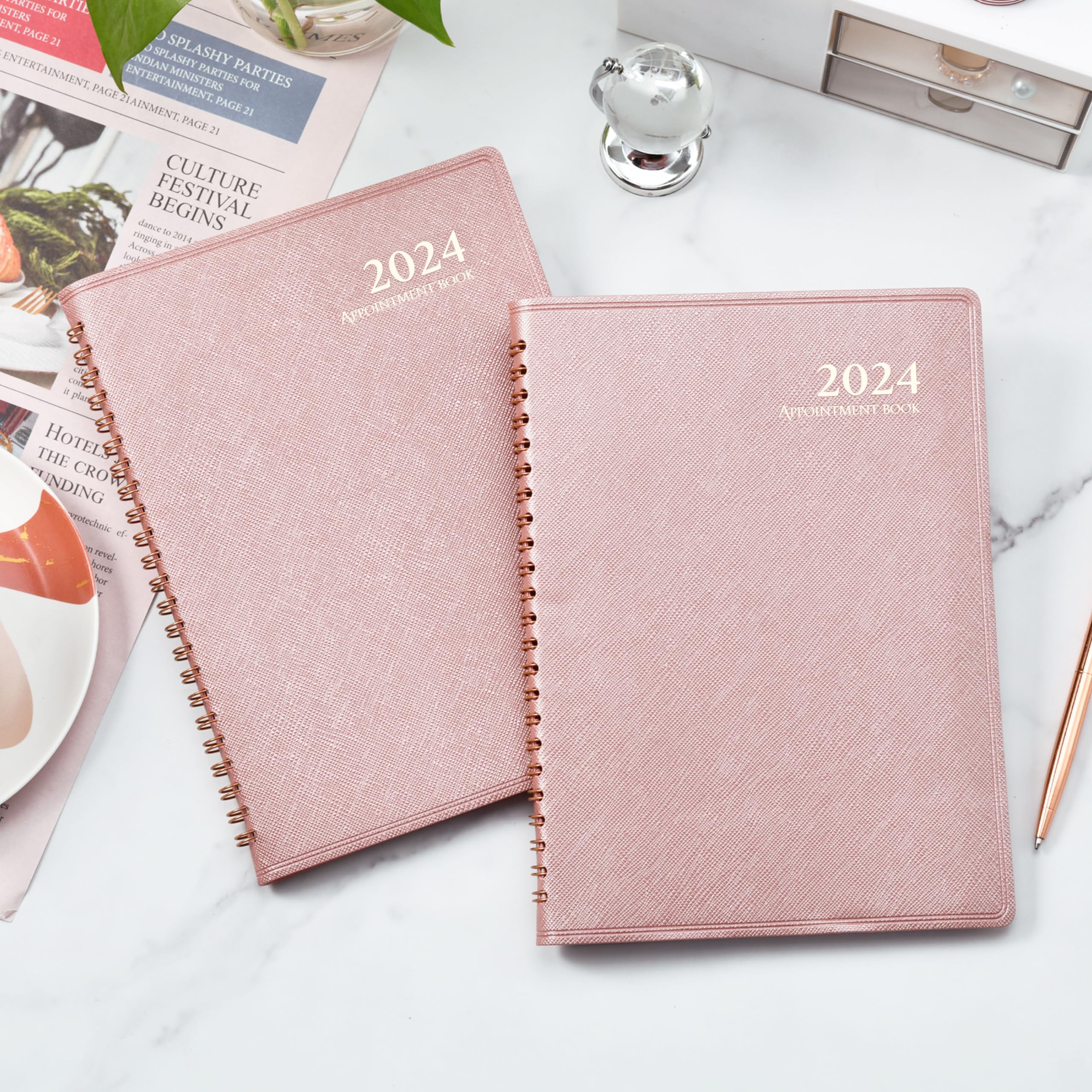 2023 Appointment Book - 2023 Weekly Appointment Book & Planner - 2023 Daily Hourly Planner 8.4" x 6.3", Mar 2023- Dec 2023, 30-Minute Interval, Soft Leather Cover, Improving Your Time Management Skill