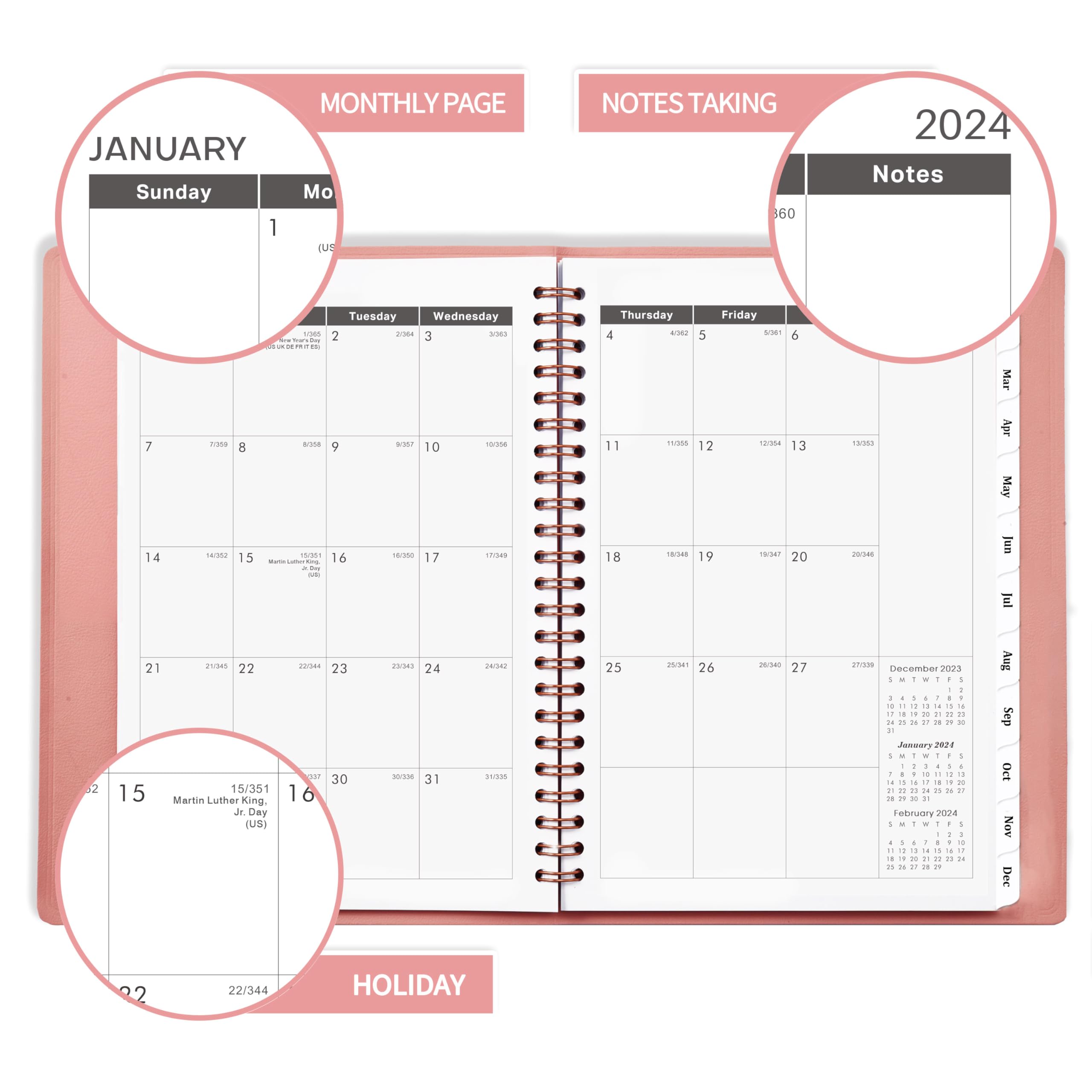 2023 Appointment Book - 2023 Weekly Appointment Book & Planner - 2023 Daily Hourly Planner 8.4" x 6.3", Mar 2023- Dec 2023, 30-Minute Interval, Soft Leather Cover, Improving Your Time Management Skill