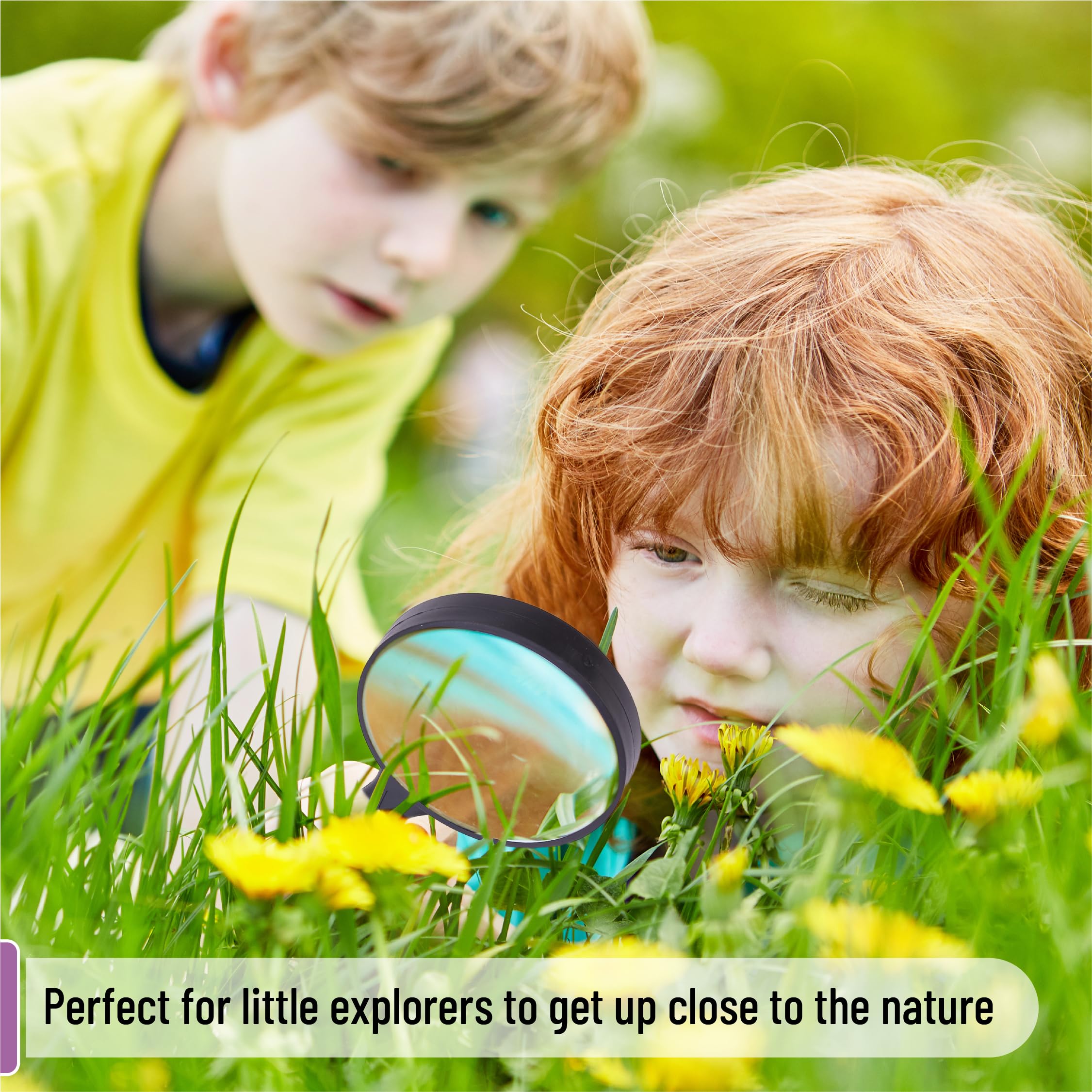 Mr. Pen- Magnifying Glass, 2 Pack, 10X Magnifier, 75mm Glass Lens, Magnifying Glass for Kids and Adults, Handheld Magnifying Glass, Magnifier for Reading, Magnifying Glasses for Close Work