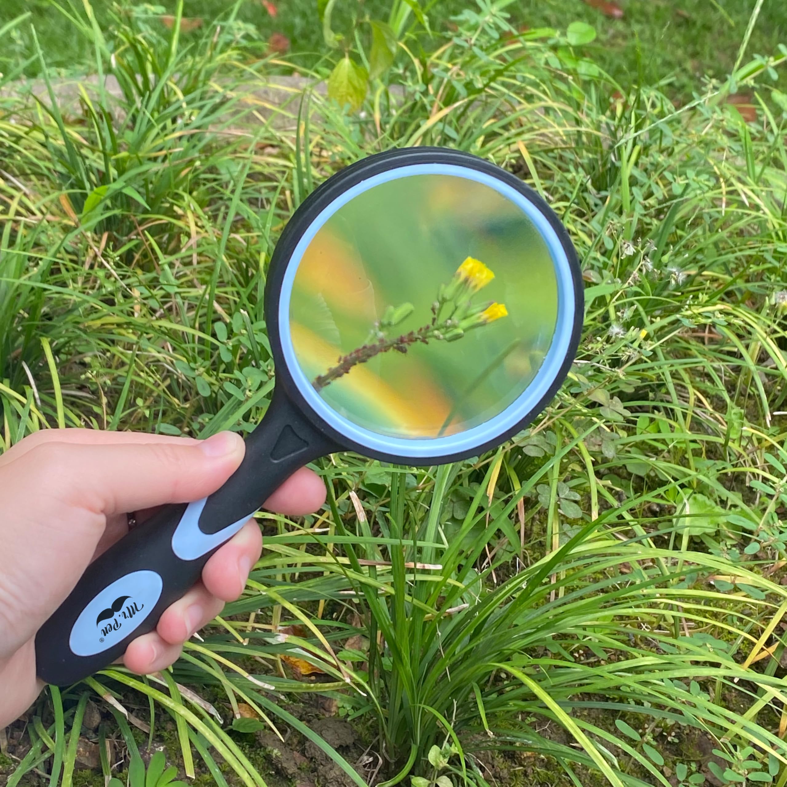 Mr. Pen- Magnifying Glass, 2 Pack, 10X Magnifier, 75mm Glass Lens, Magnifying Glass for Kids and Adults, Handheld Magnifying Glass, Magnifier for Reading, Magnifying Glasses for Close Work