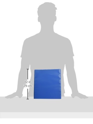 Avery Heavy-Duty View 3 Ring Binder, 1" One Touch Slant Rings, Holds 8.5" x 11" Paper, 1 Light Blue Binder (05301)