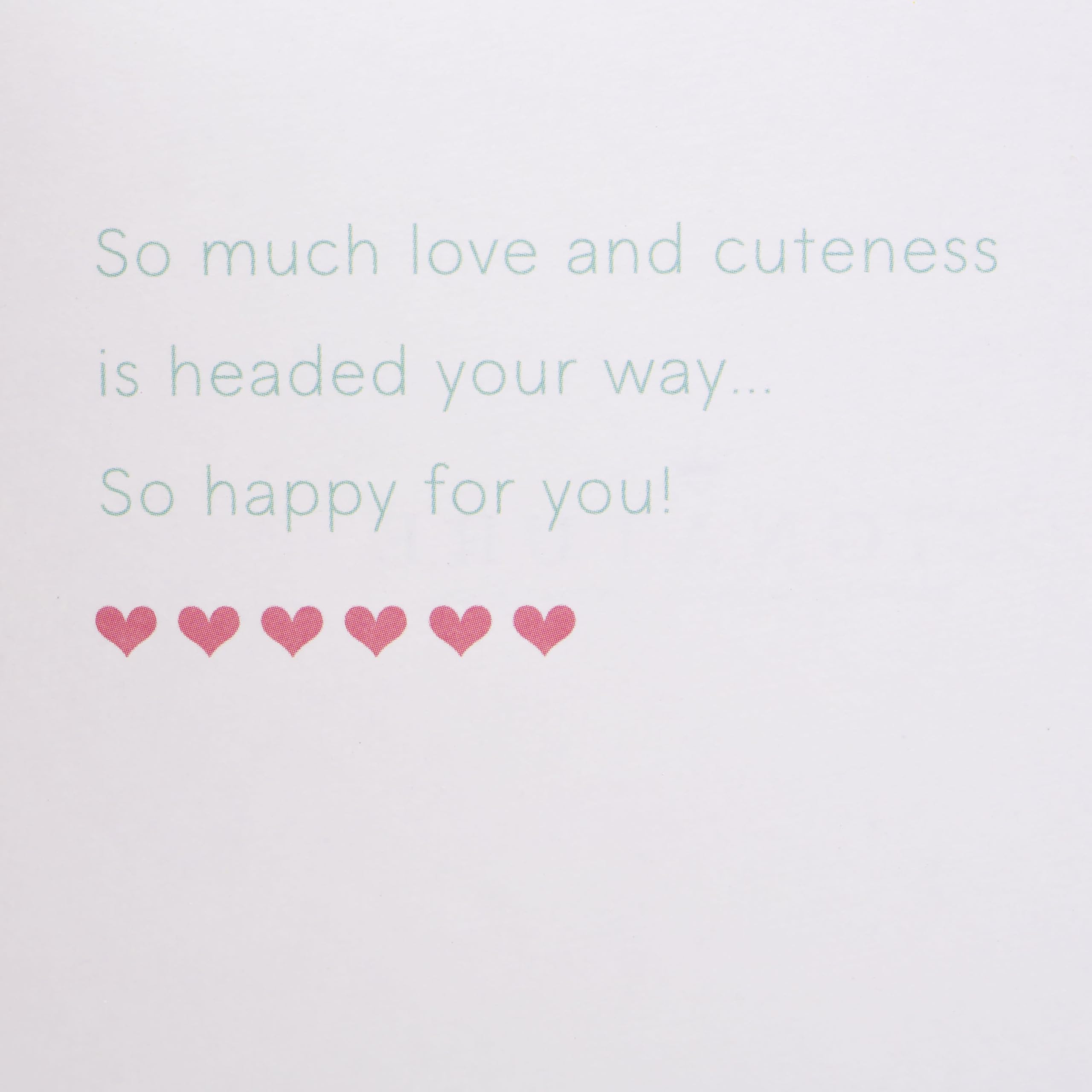 Hallmark Signature New Baby Congratulations Greeting Card, Baby Icons