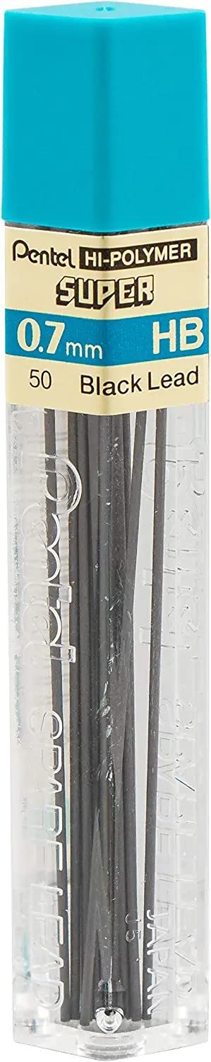 Pentel Mechanical Pencil GraphGear 500 Automatic Drafting Pencil - .7mm Lead Size - Includes 50 Lead & 4 Eraser Refills