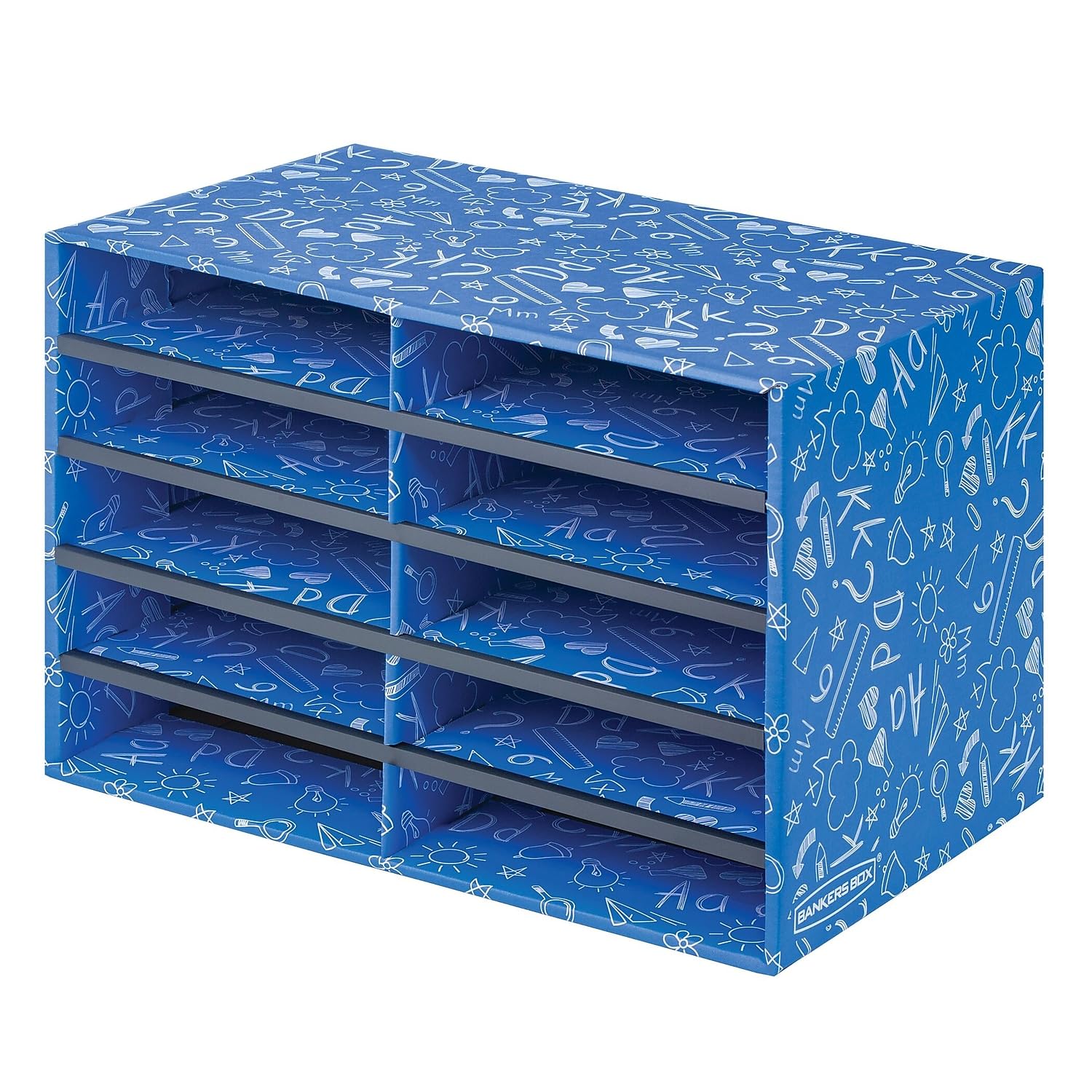 Bankers Box Classroom 10 Compartment Literature Organizer, Single (3384201)