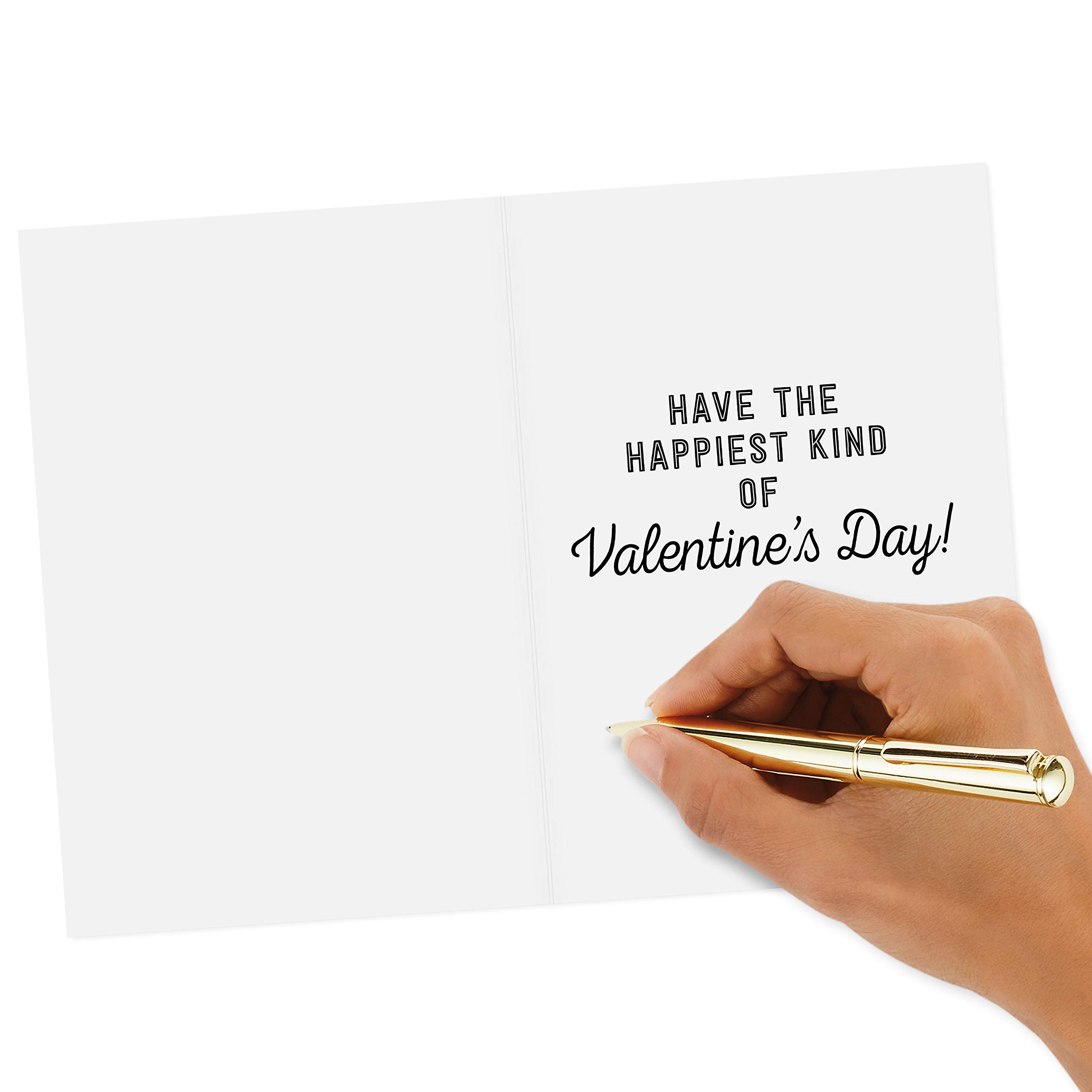 Hallmark Valentines Day Cards for Kids Classroom Assortment, Be Happy (8 Valentine's Day Cards with Envelopes)