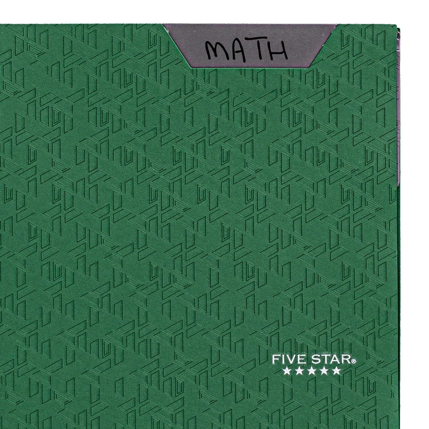 Five Star 2-Pocket Folders, 4 Pack, Plastic Folders with Stay-Put Tabs and Prong Fasteners, Includes Writable Label, Holds 11" x 8-1/2", Assorted Colors (38048), 4 count (Pack of 1