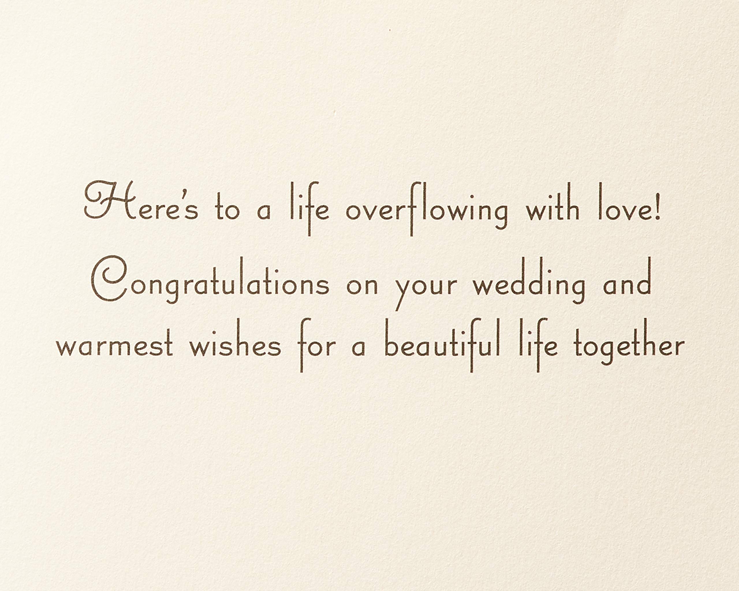 Papyrus Wedding Card - Designed By Bella Pilar (Overflowing with Love)